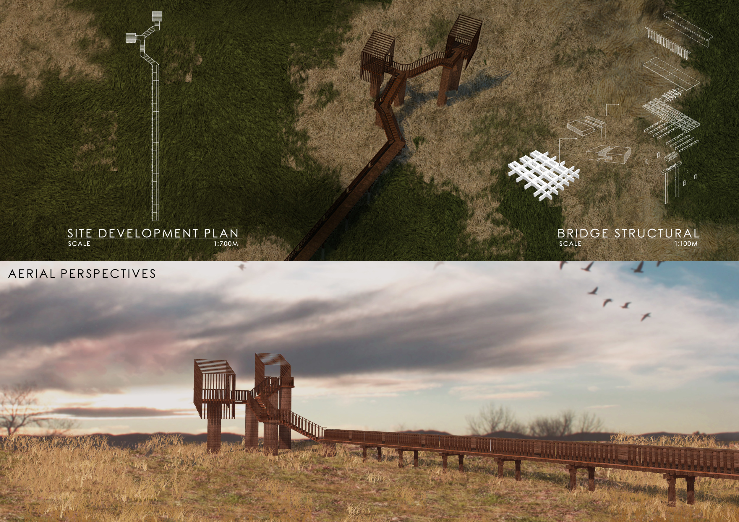 Architecture project // Rammed Earth Columns and Timber Platforms ...