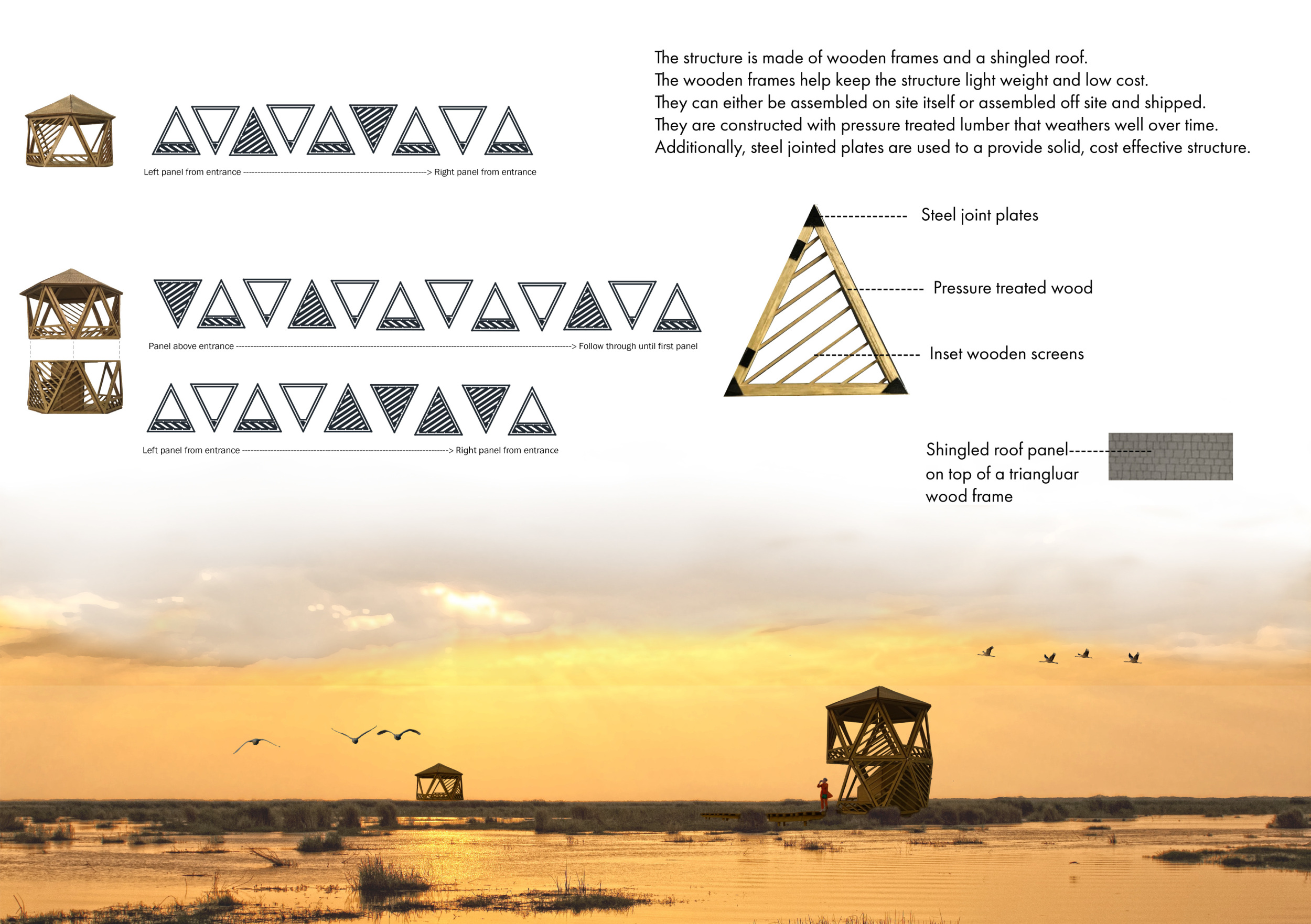 Architecture project // Floating Ecosystems and Curvilinear Pathways ...