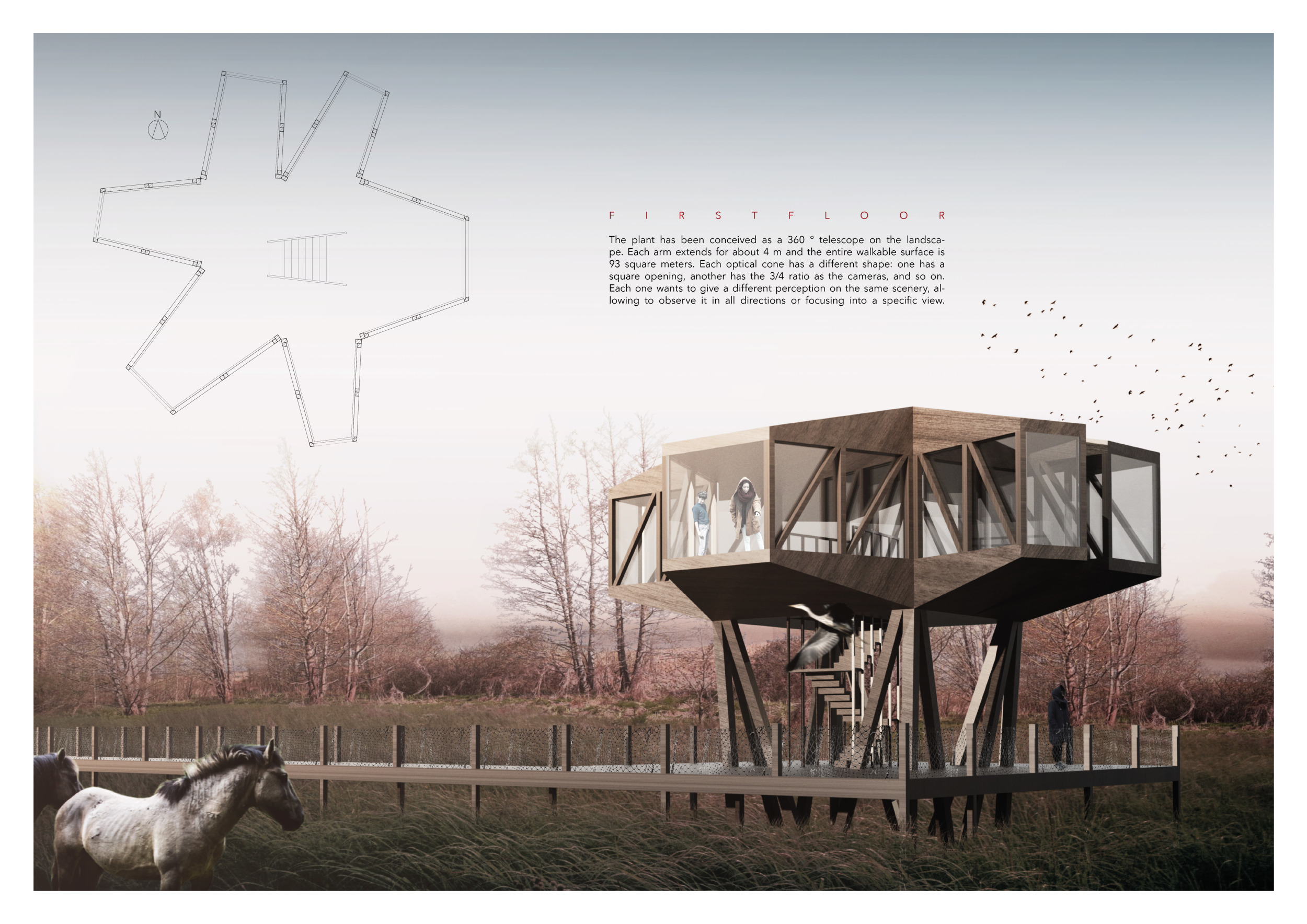Architecture project // Star-Shaped Roof Formed with Straw Insulation ...
