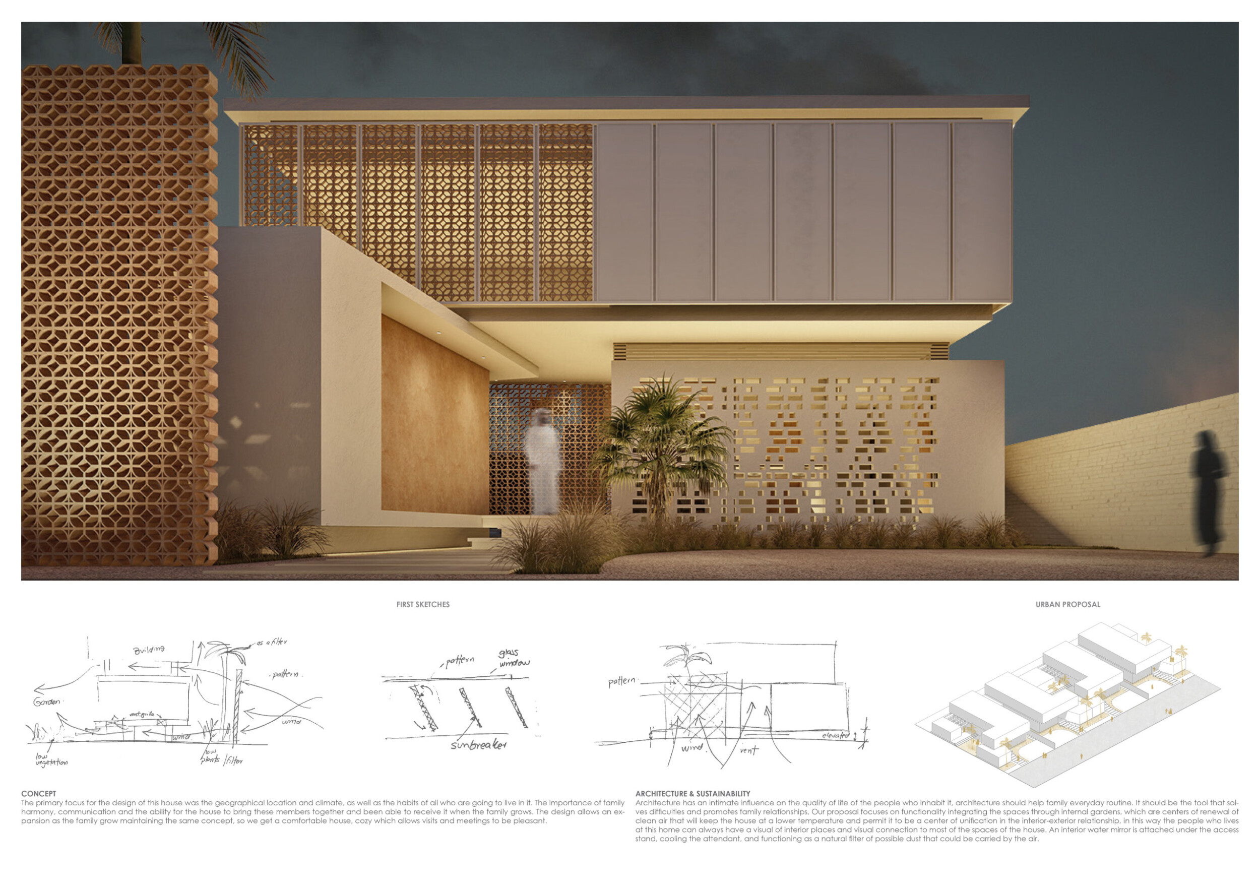 Architecture project // Natural Plaster and Clay Walls Integrated with ...