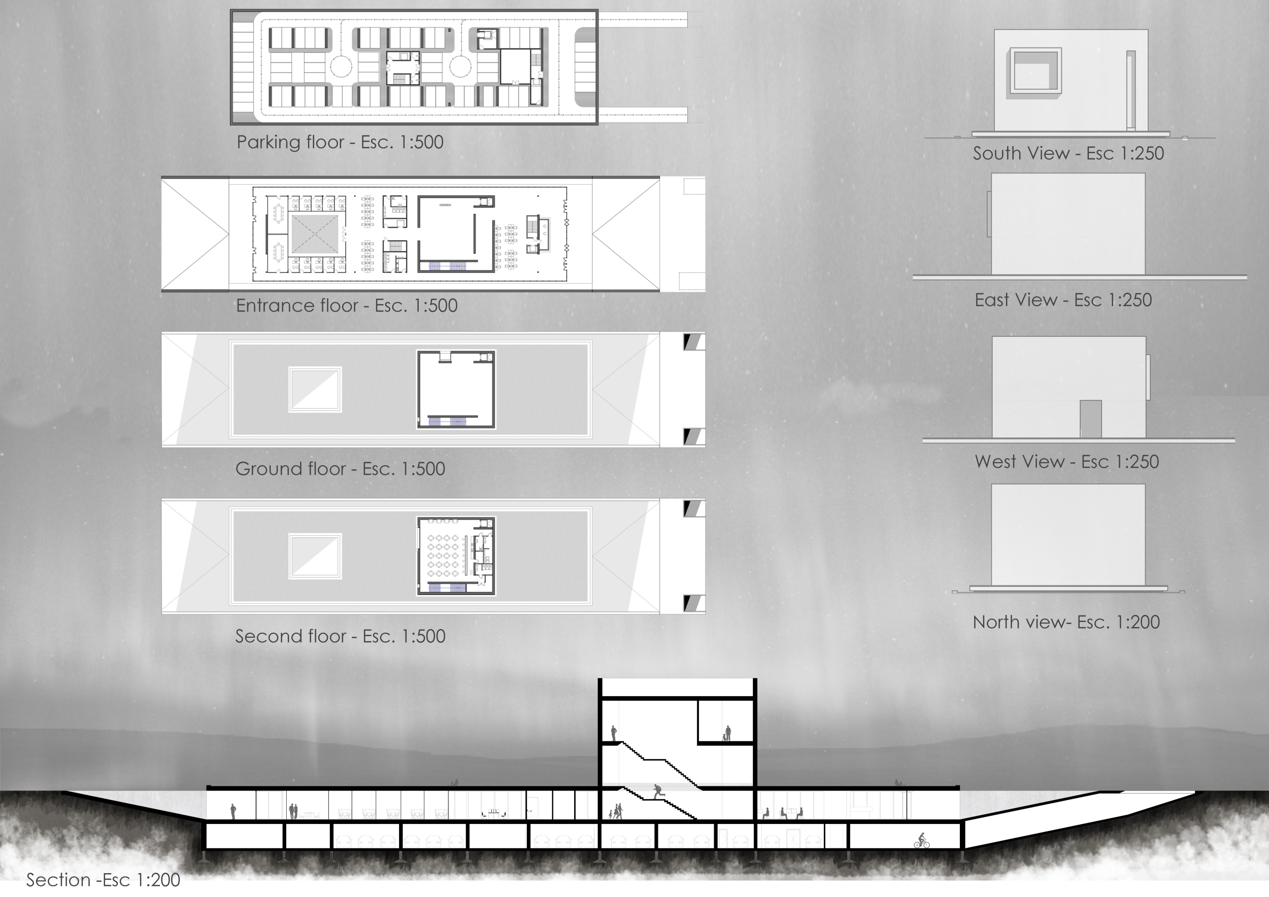 Architecture project // Cave-Like Spaces with Panoramic Views Embracing ...