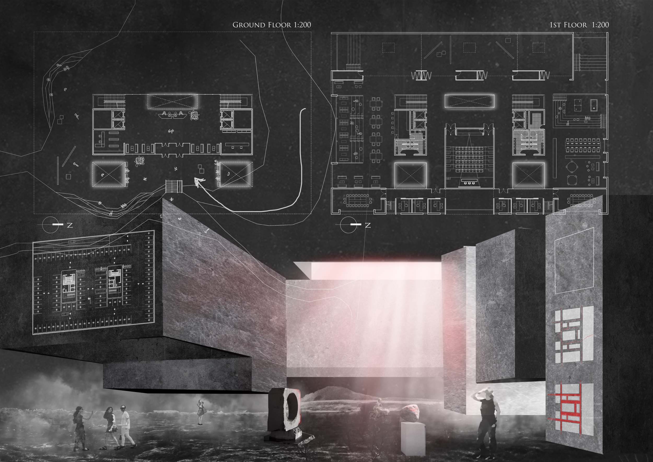 Architecture project // Exploring Tectonic Forces Through Spatial ...