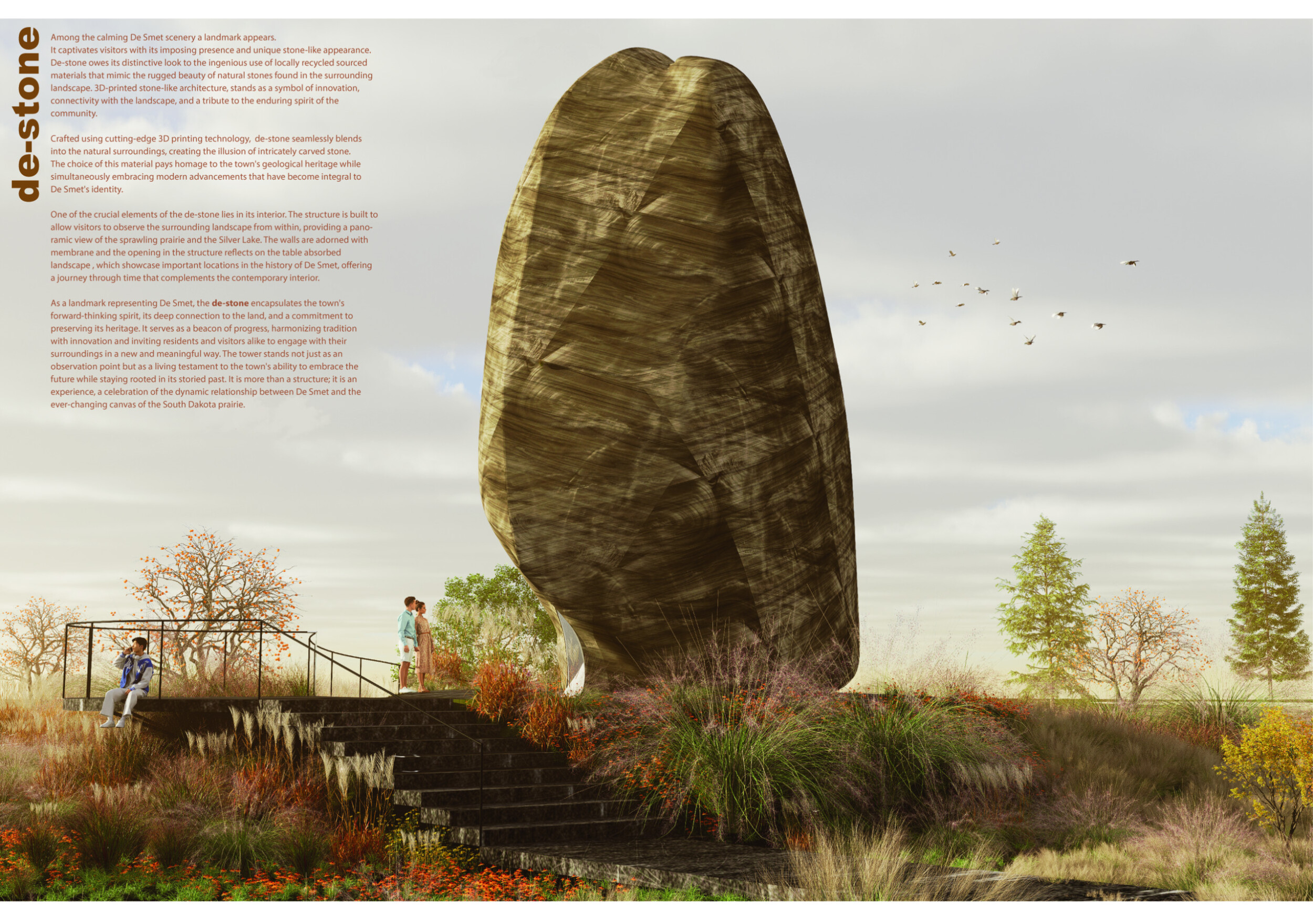 Architecture project // Geological Inspiration with 3d Printed ...