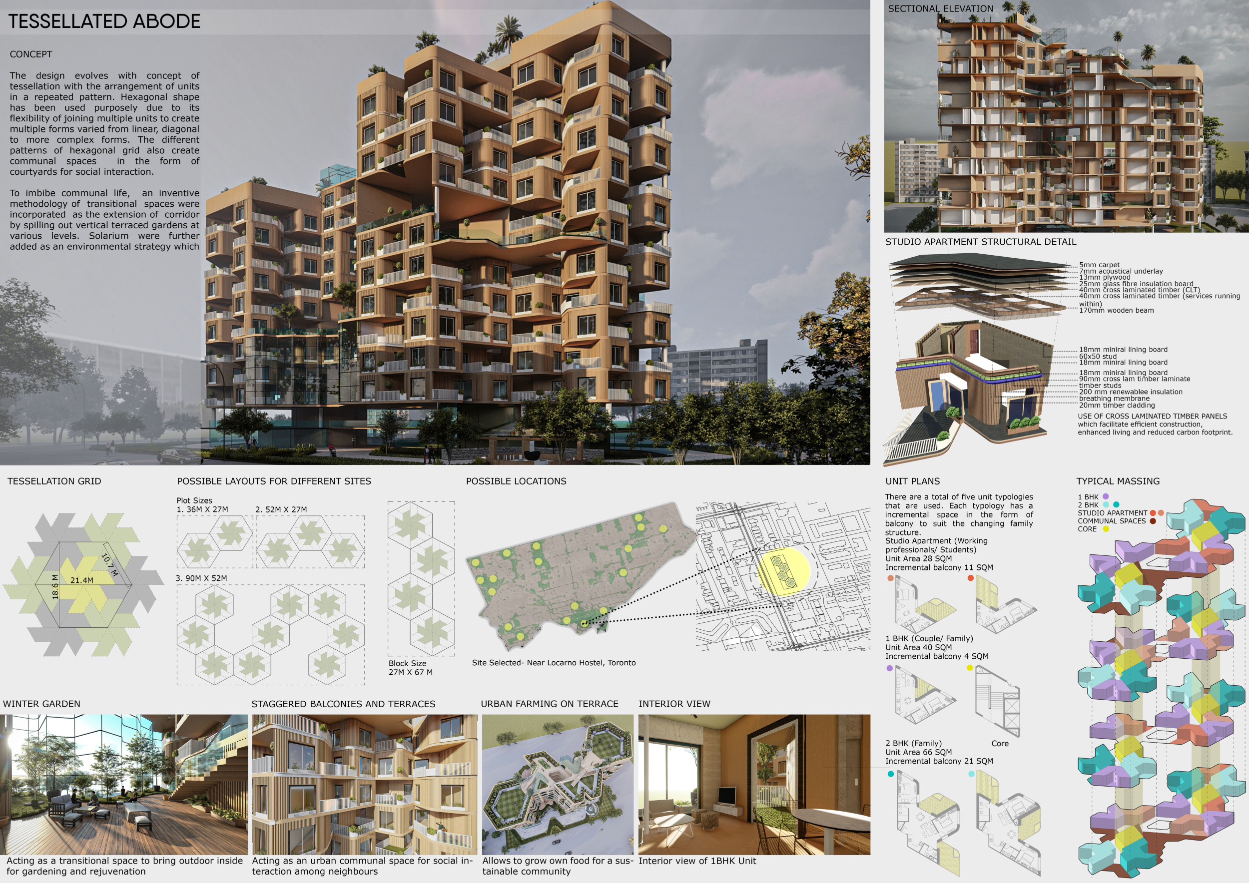 Architecture project // Vertical Gardens and Cross-Laminated Timber ...