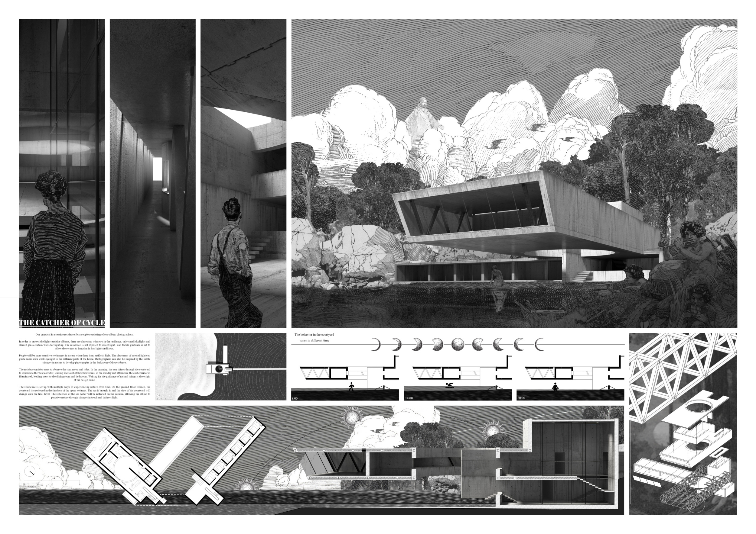Architecture project // Skylit Residence Embraces Light Sensitivity ...