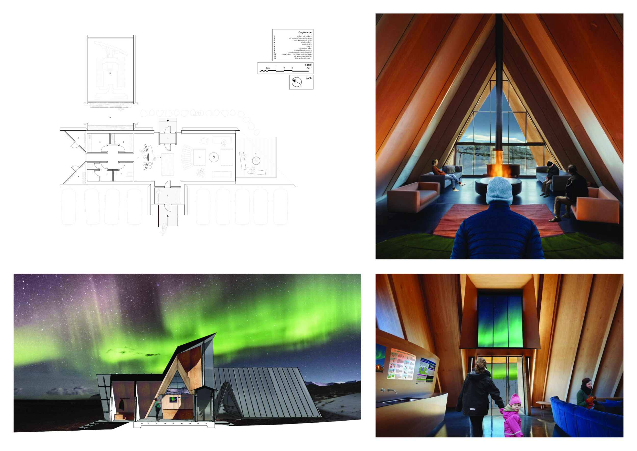 Architecture project // Snow-Shedding Triangular Form Featuring ...