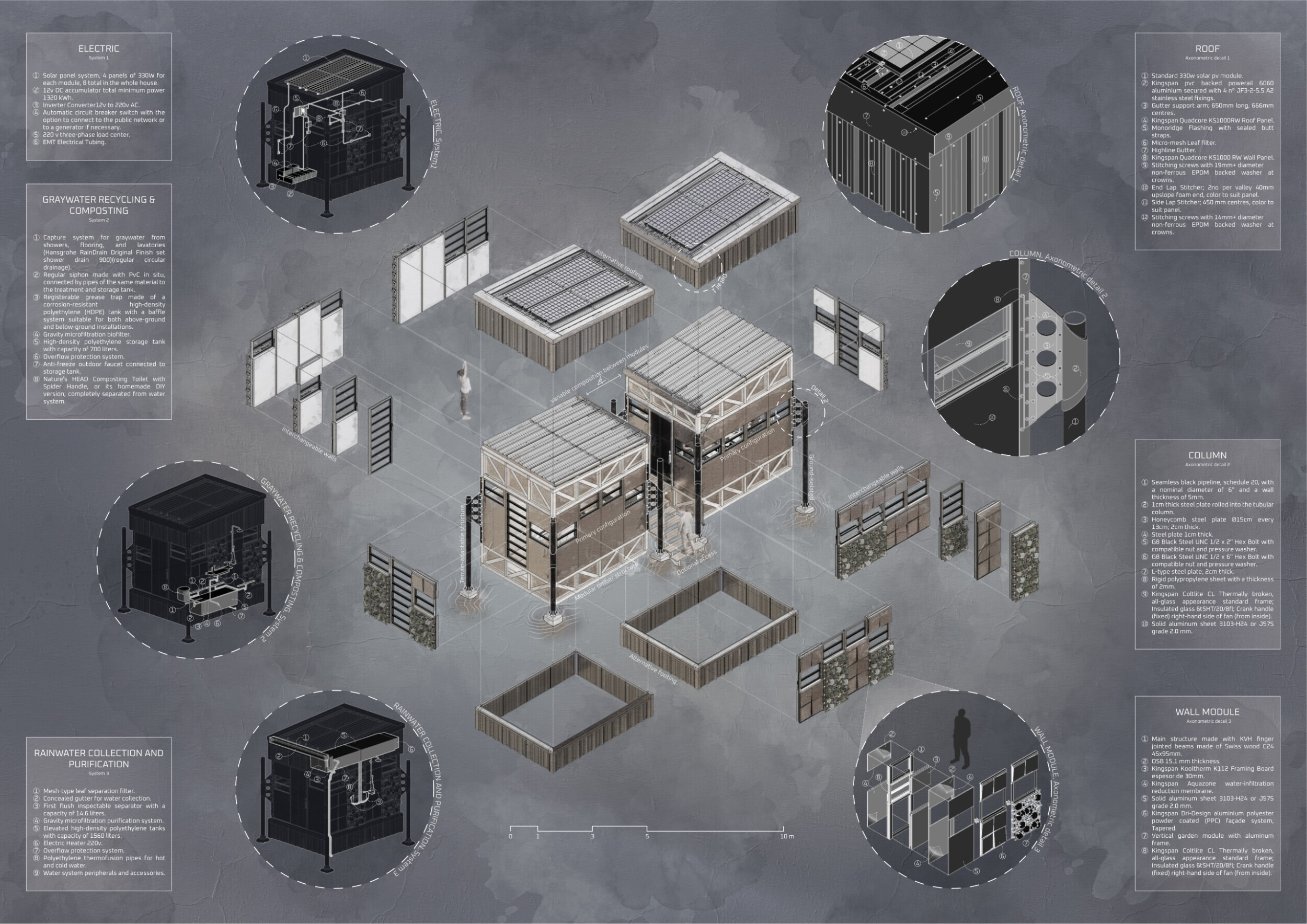 Architecture project // Charred Wooden Shingles and Stainless Steel ...