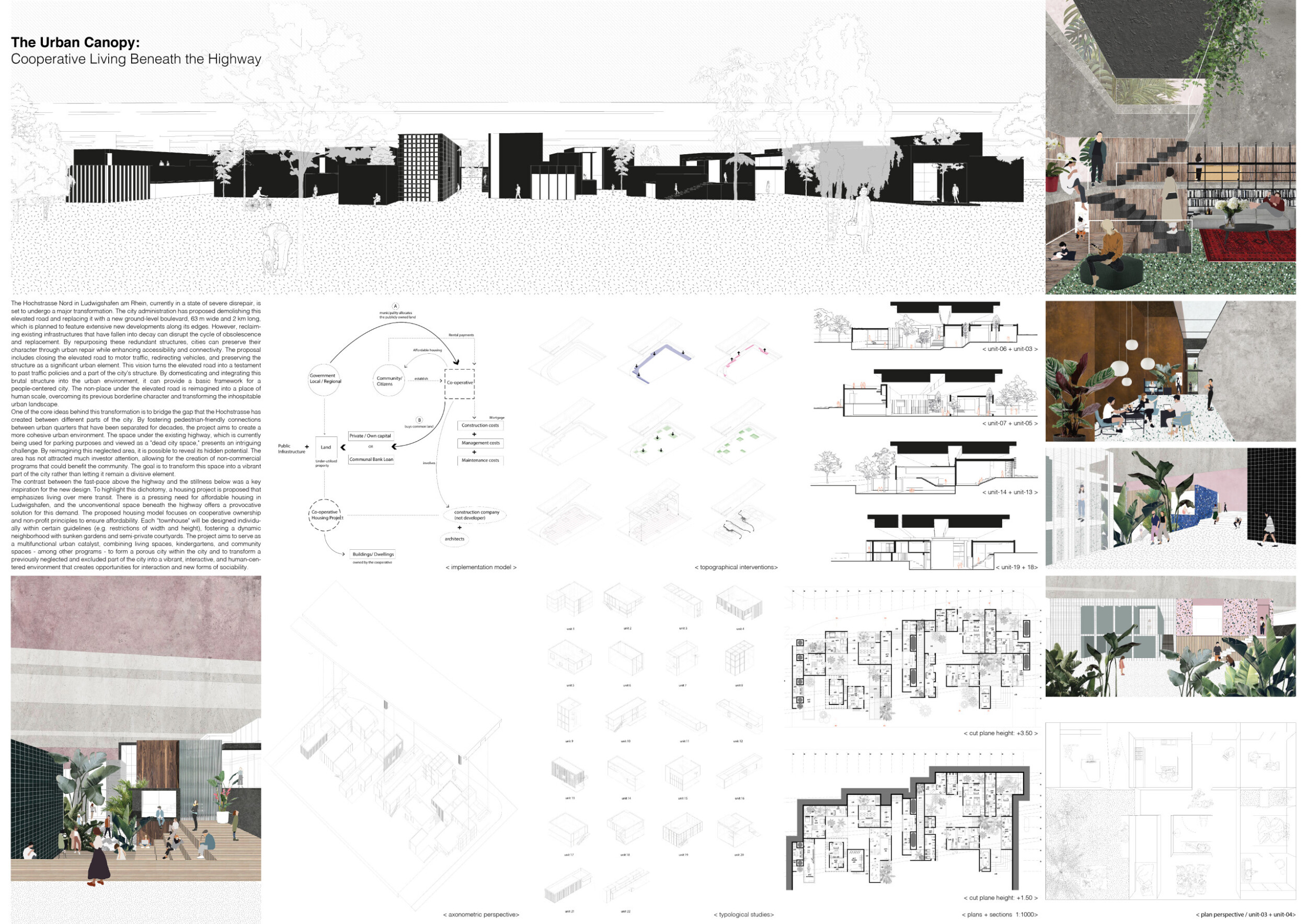 Architecture project // Vertical Gardens and Modular Living Units in ...
