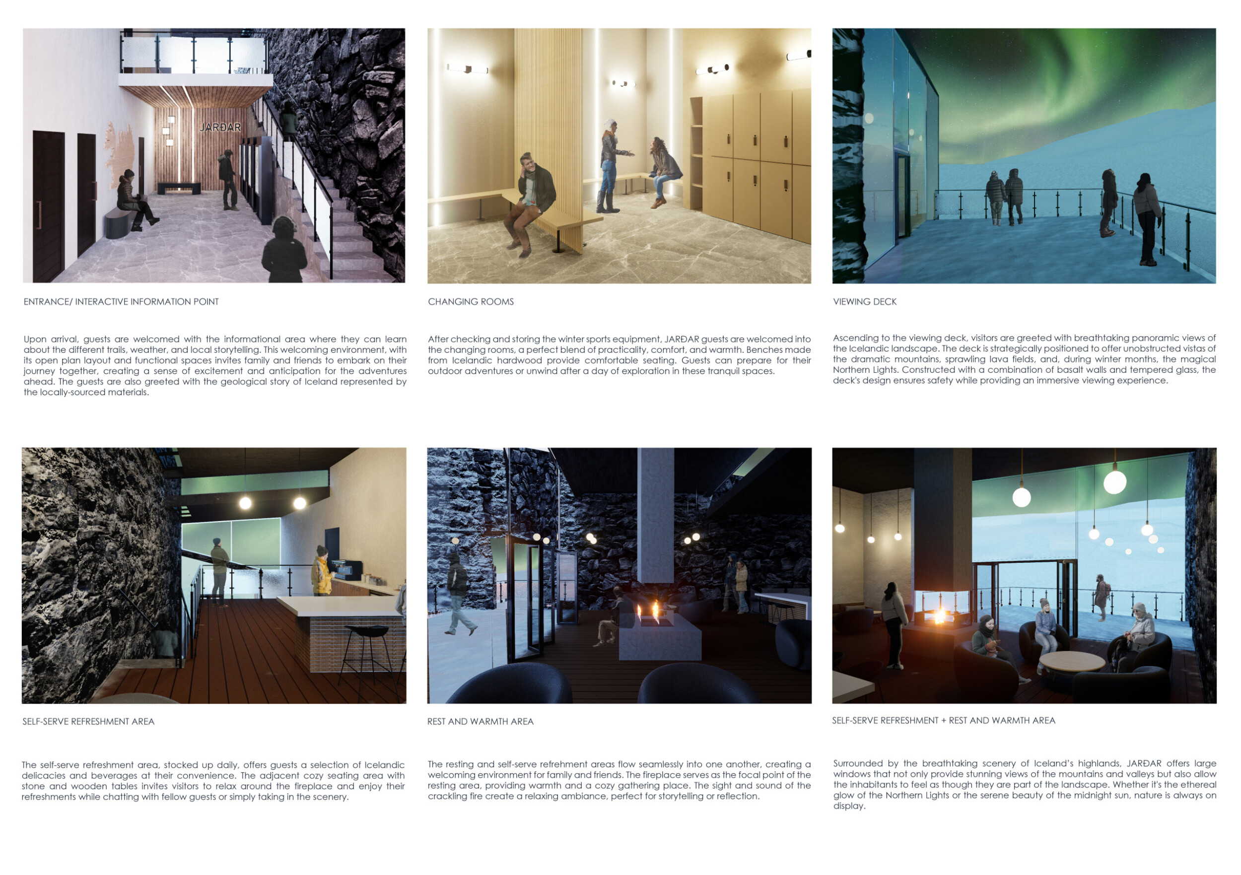 Architecture project // Obsidian Clad Lodge Embracing Geothermal ...