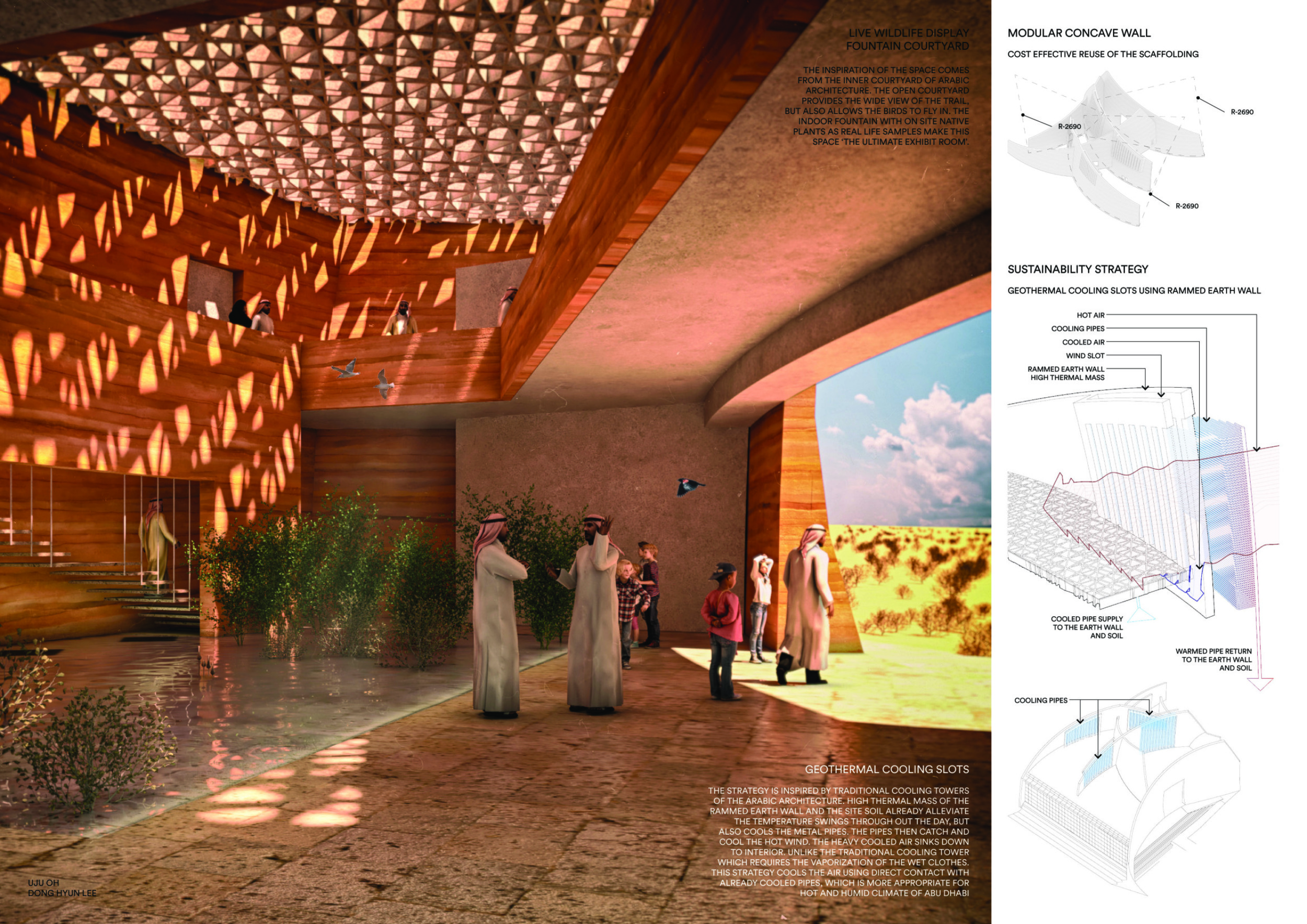 Architecture project // Rammed Earth Walls Framing a Wildlife Sanctuary ...