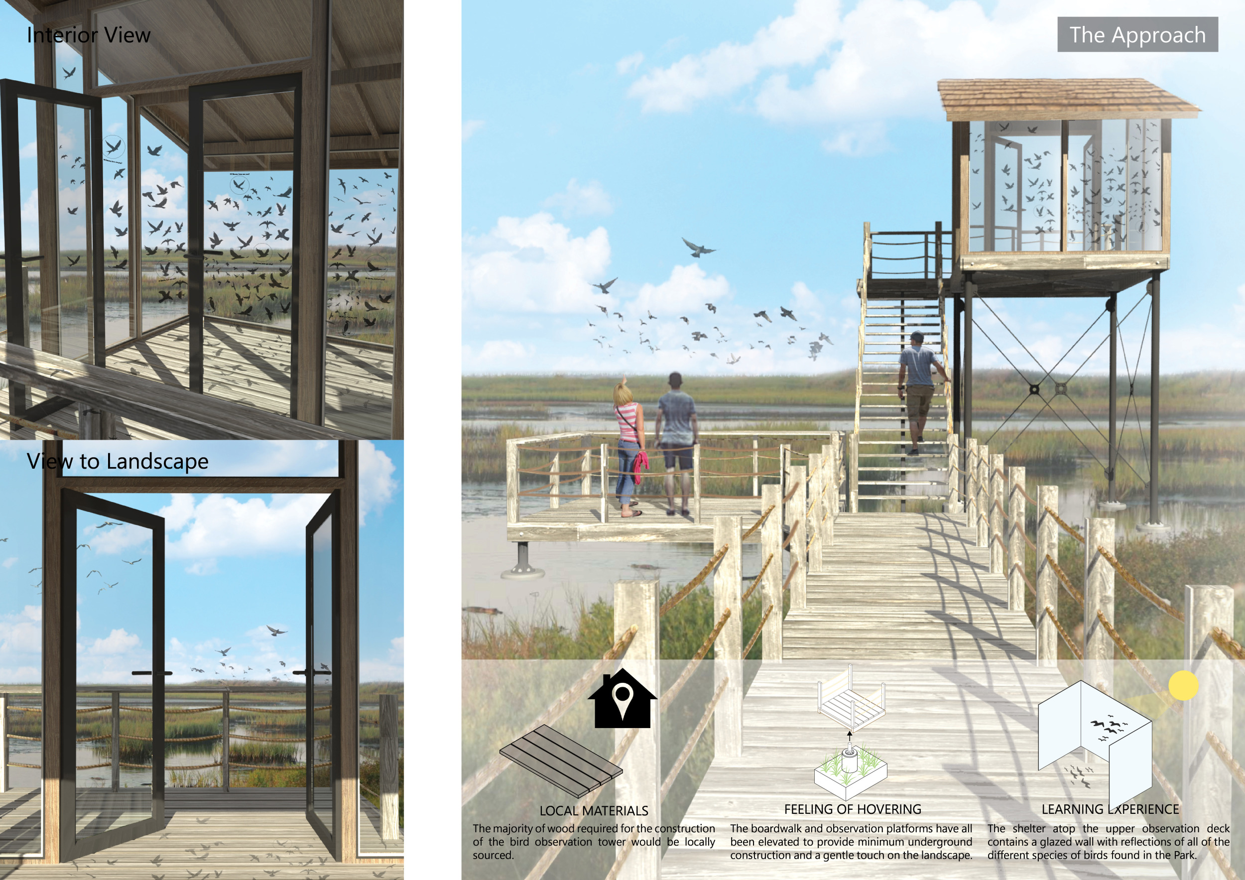 Architecture project // Elevated Observation Decks with Local Timber ...
