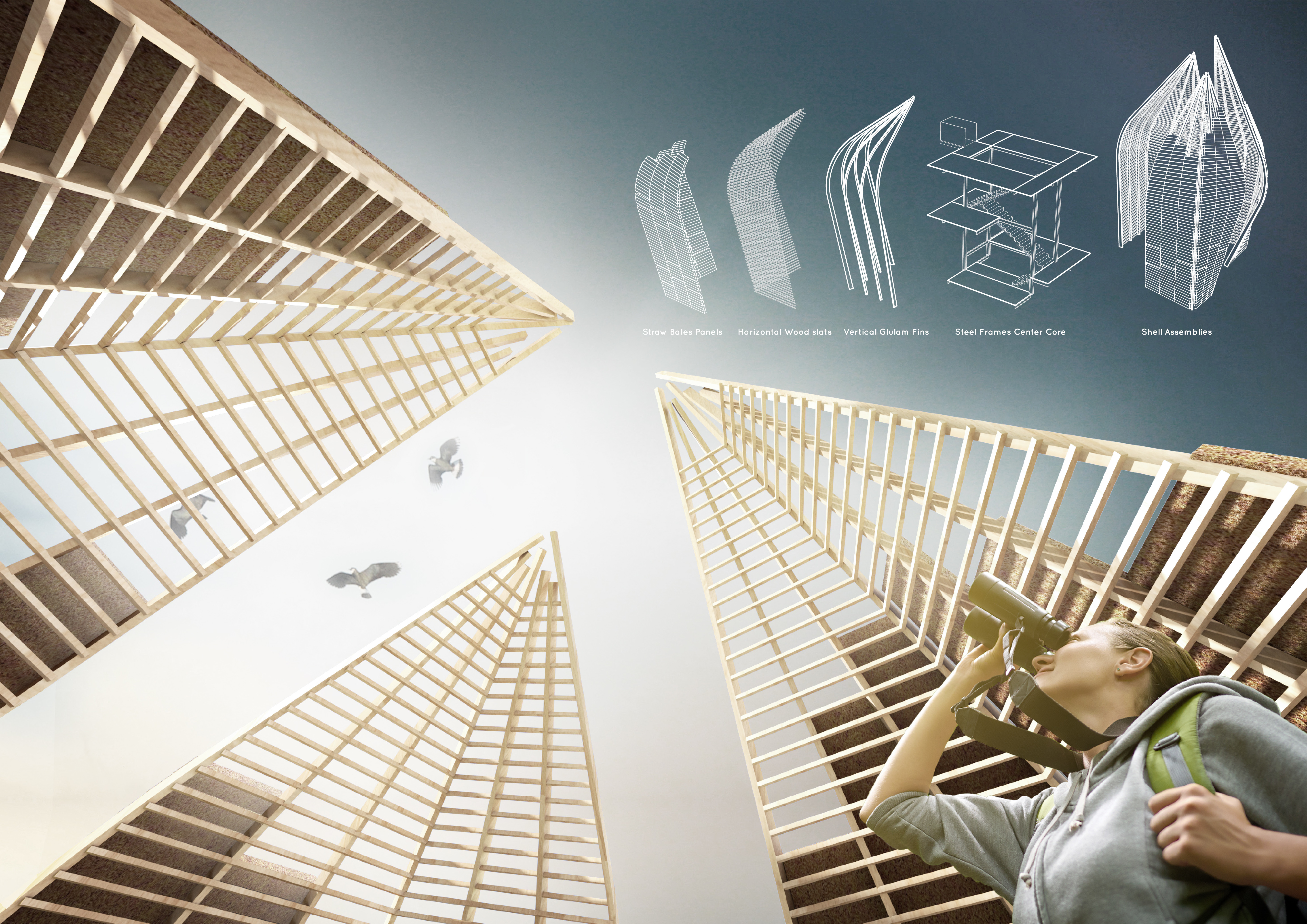 Architecture project // Petal-Inspired Observation Tower Crafted from ...