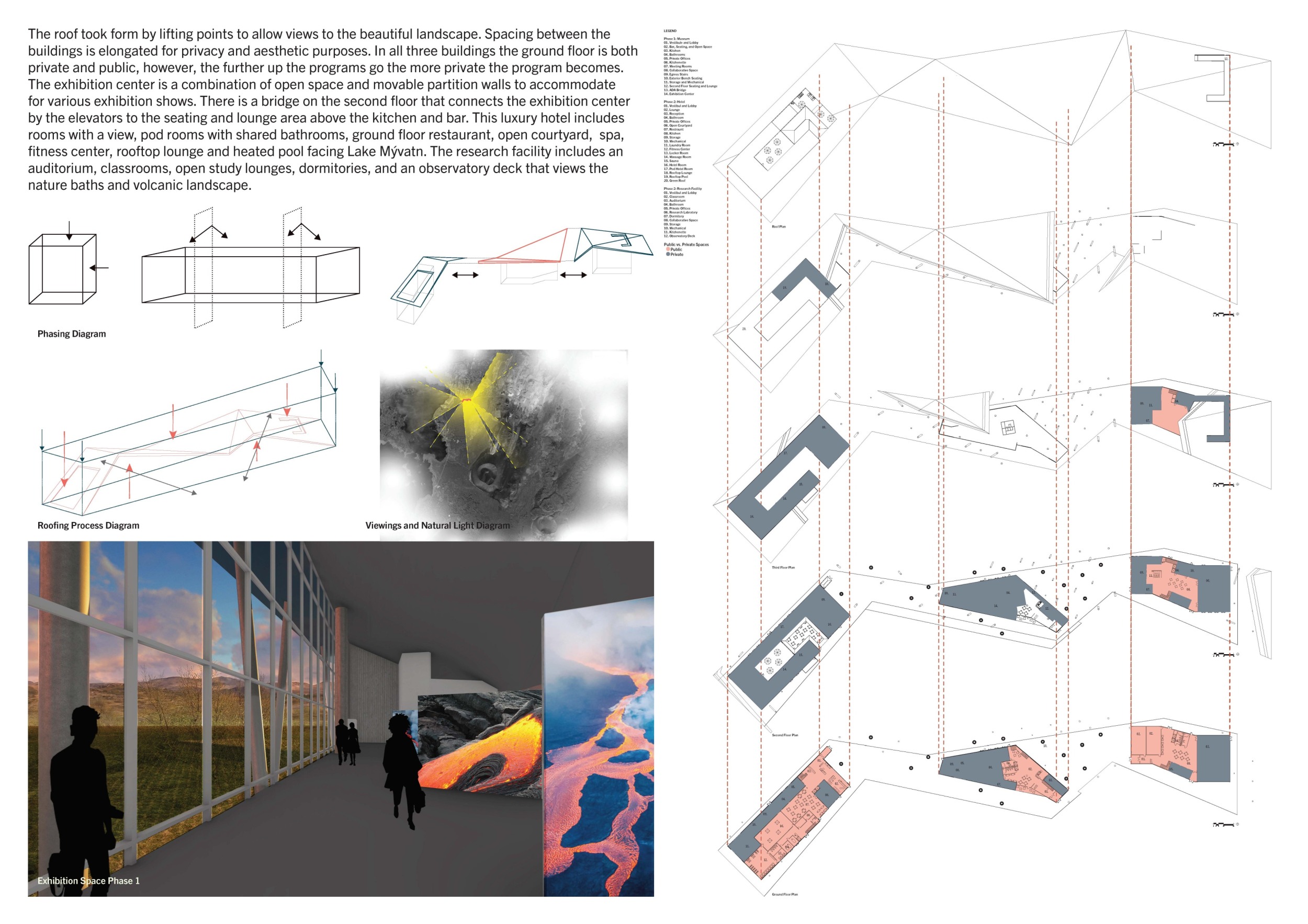 Architecture project // Canopy Structure with Green Roof Incorporating ...