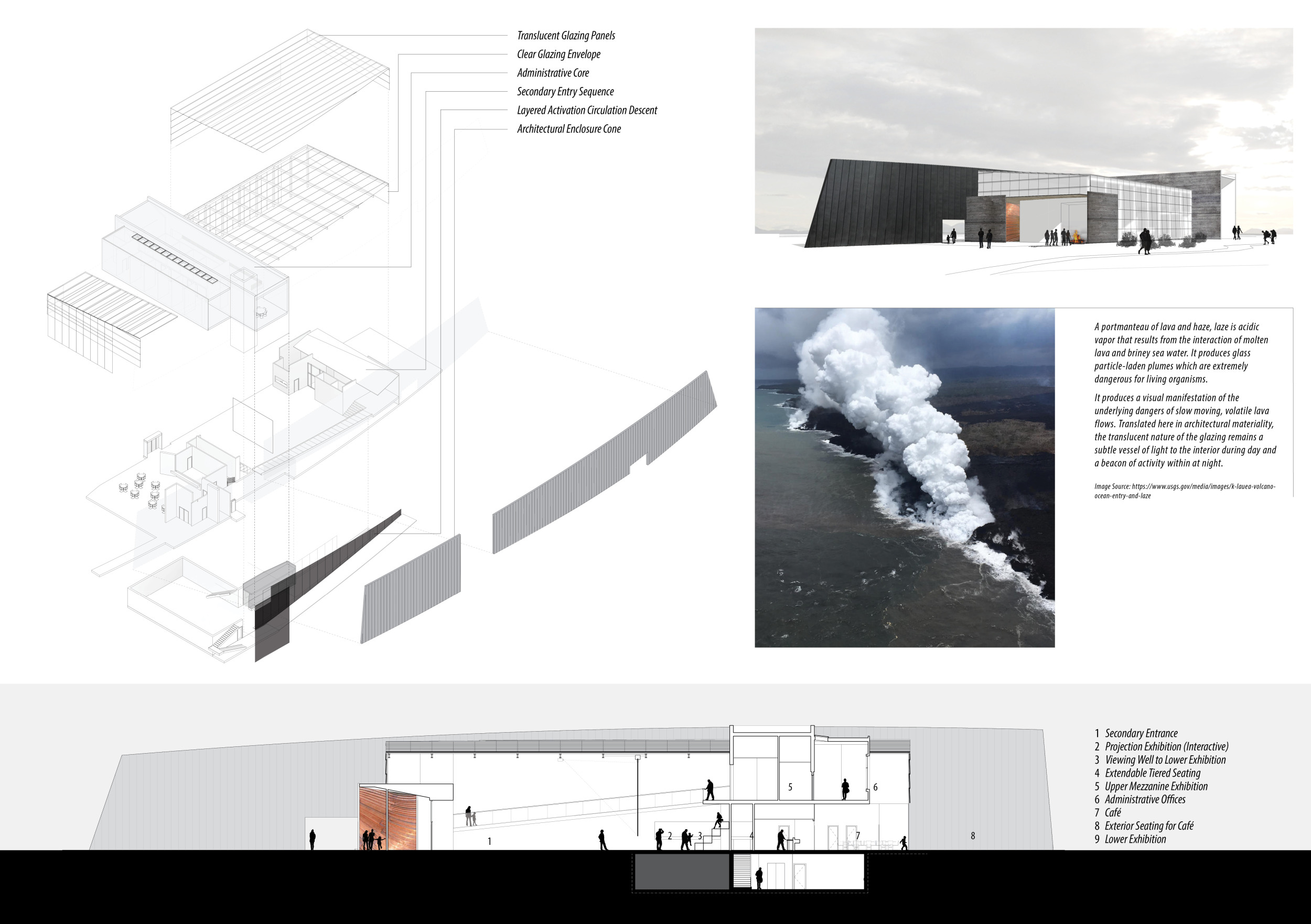 Architecture project // Reflective Anthrazinc Facade Adapting to ...