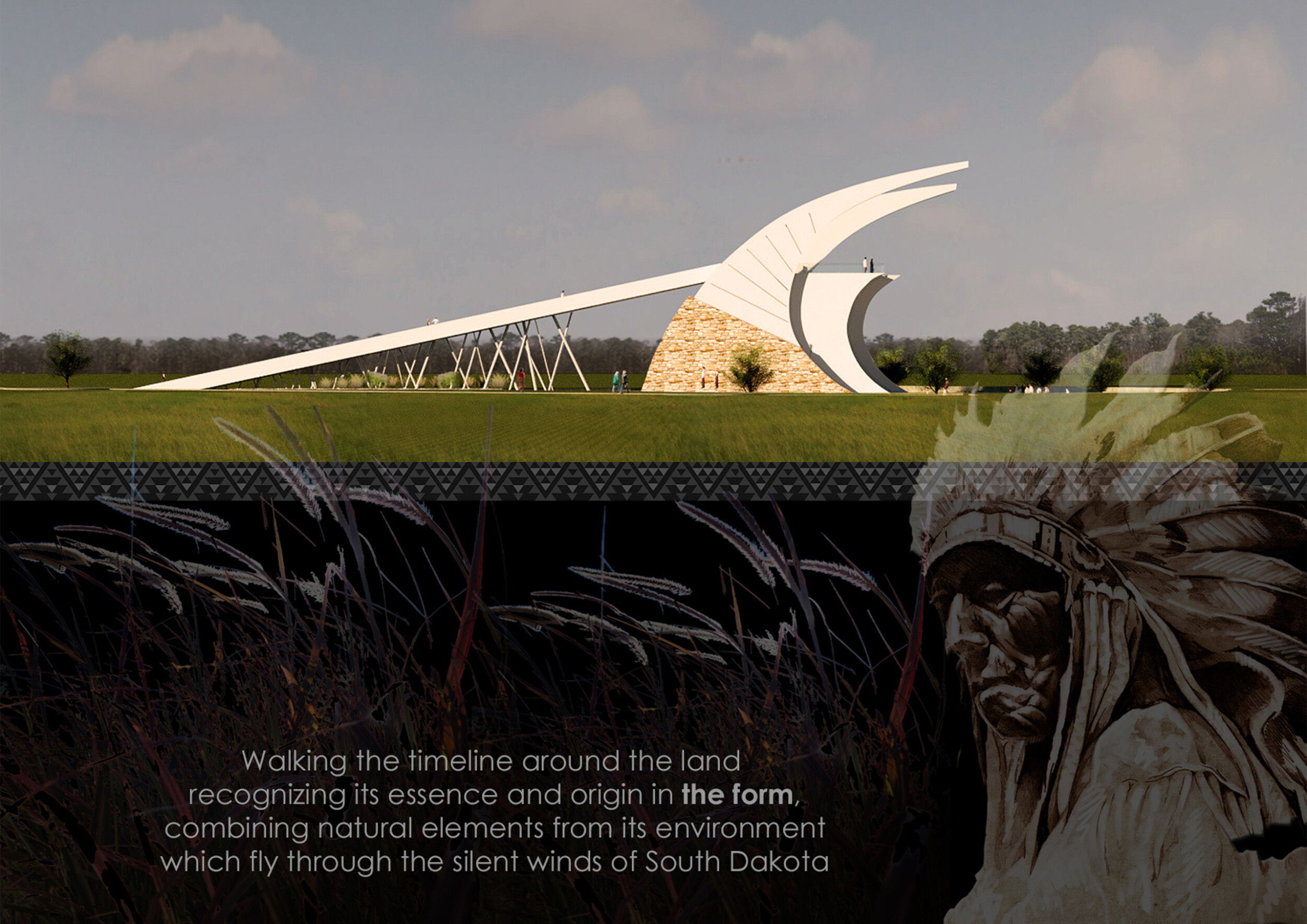 Architecture project // Elevated Observation Tower Featuring Native ...