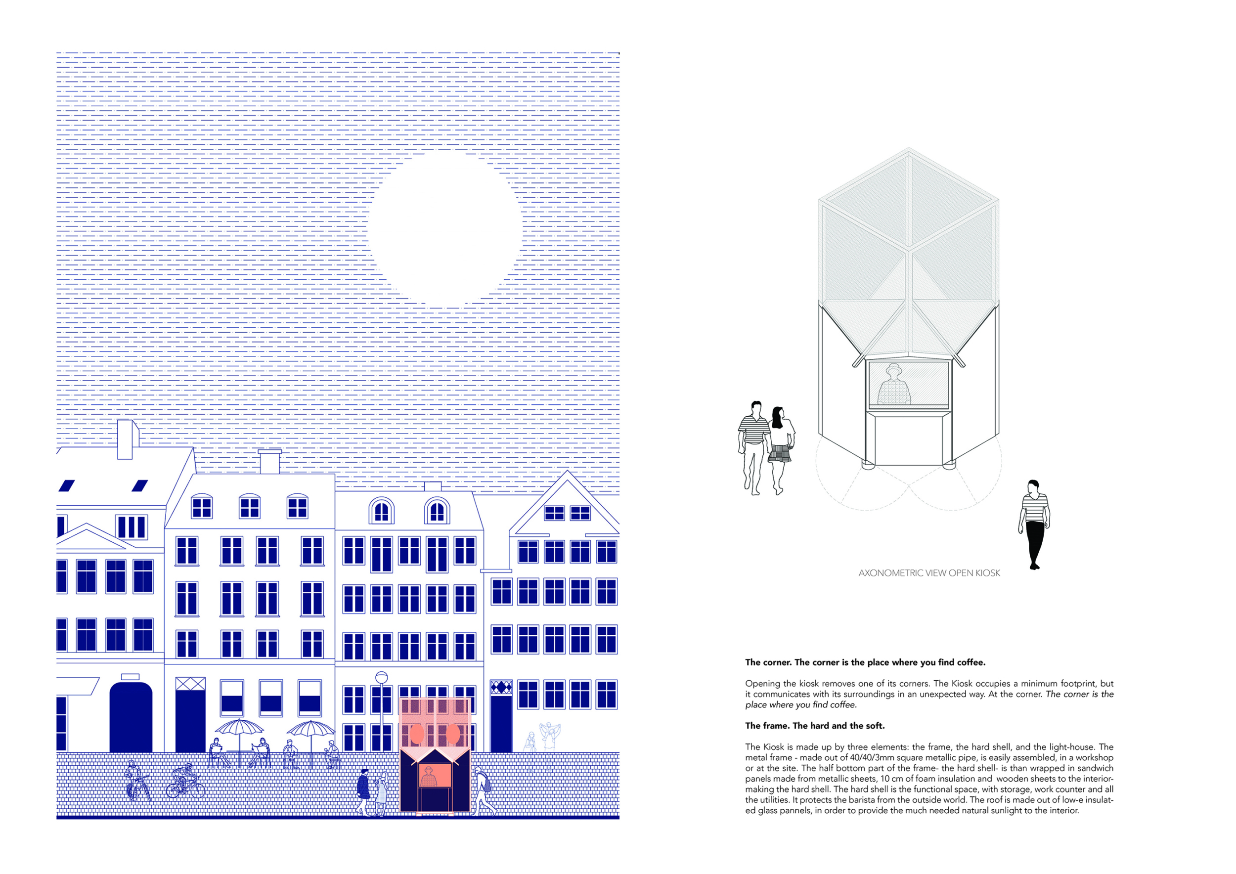 Architecture project // Perforated Metal Cladding and Glass Canopy ...