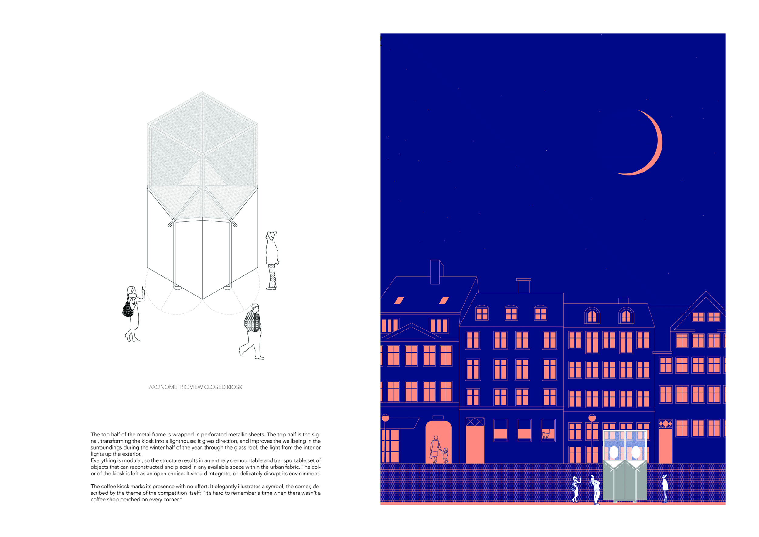 Architecture project // Perforated Metal Cladding and Glass Canopy ...