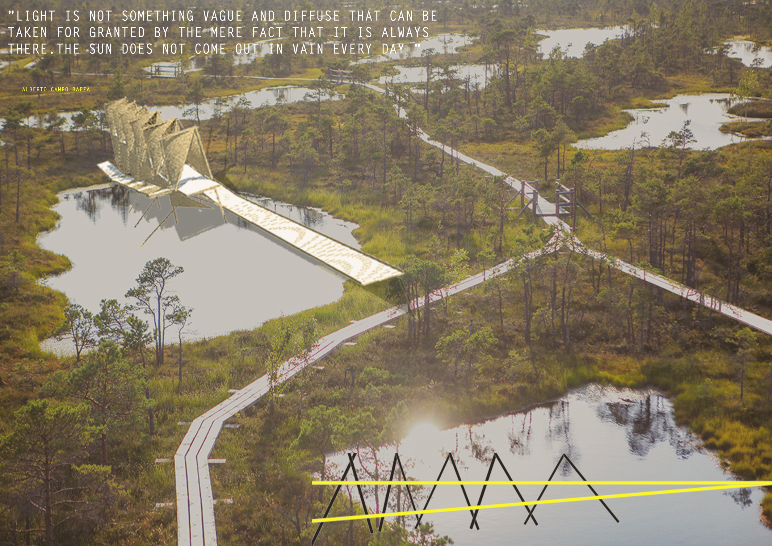 Architecture project // Cup Cloth and IPE Beams Enhancing Community ...