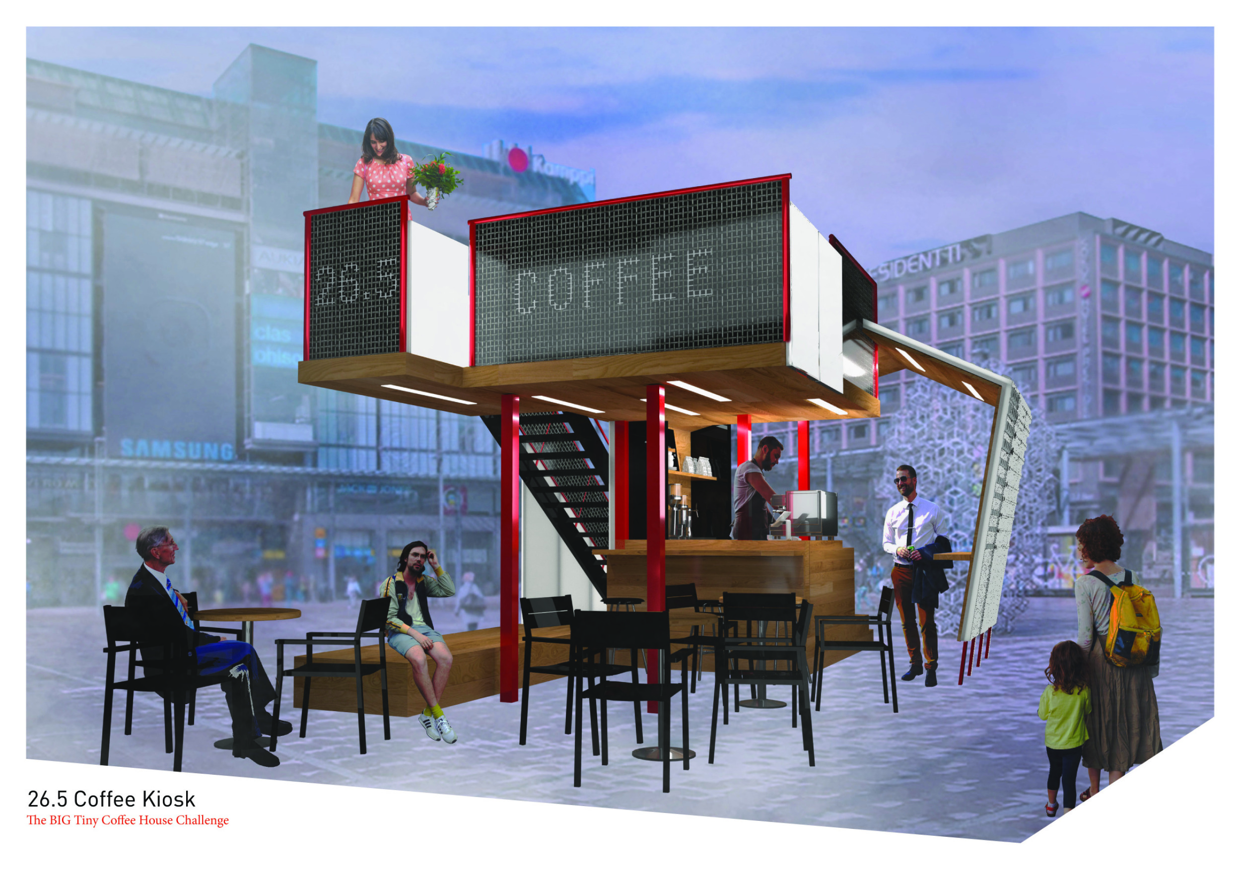 Architecture projects - kiosk // Buildner