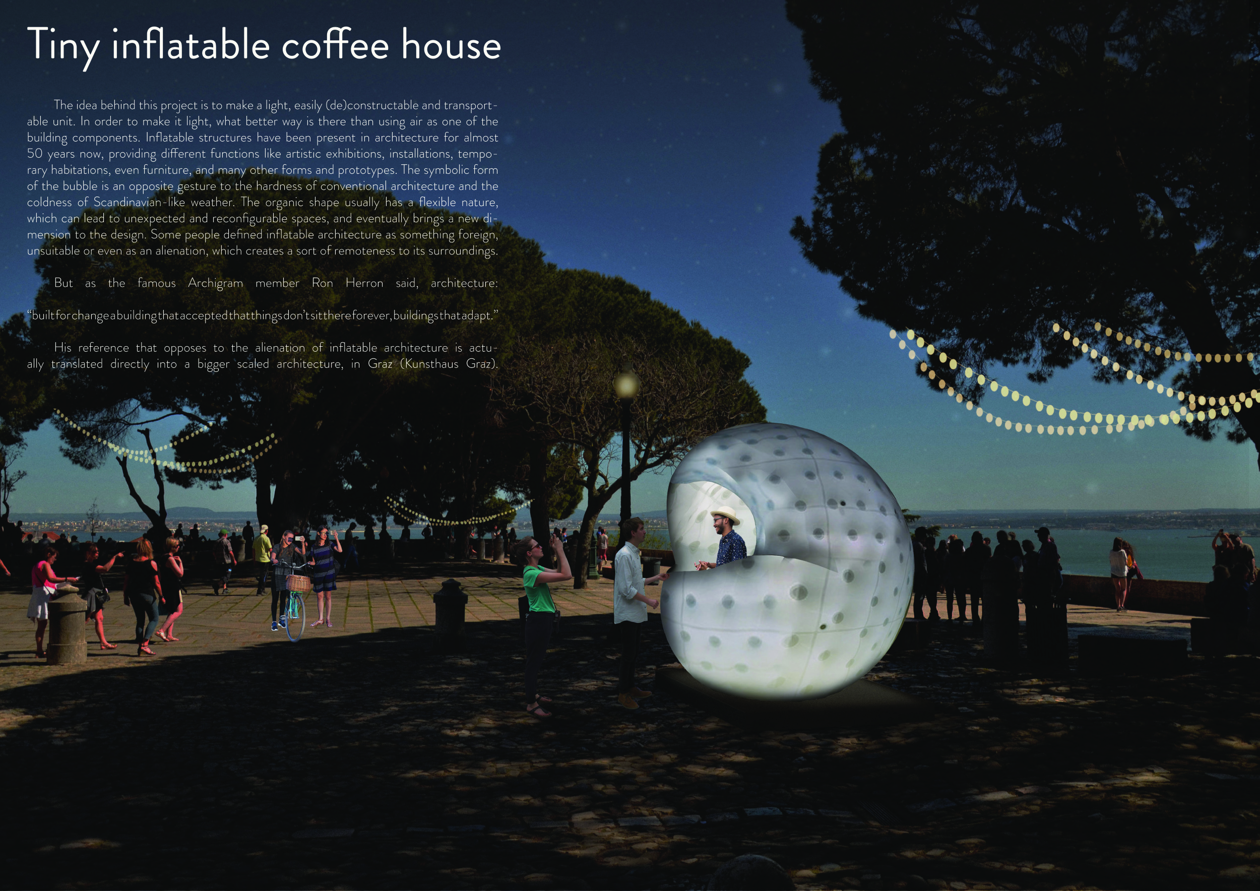 Architecture project // Inflatable Fabric Structure Creating Flexible ...