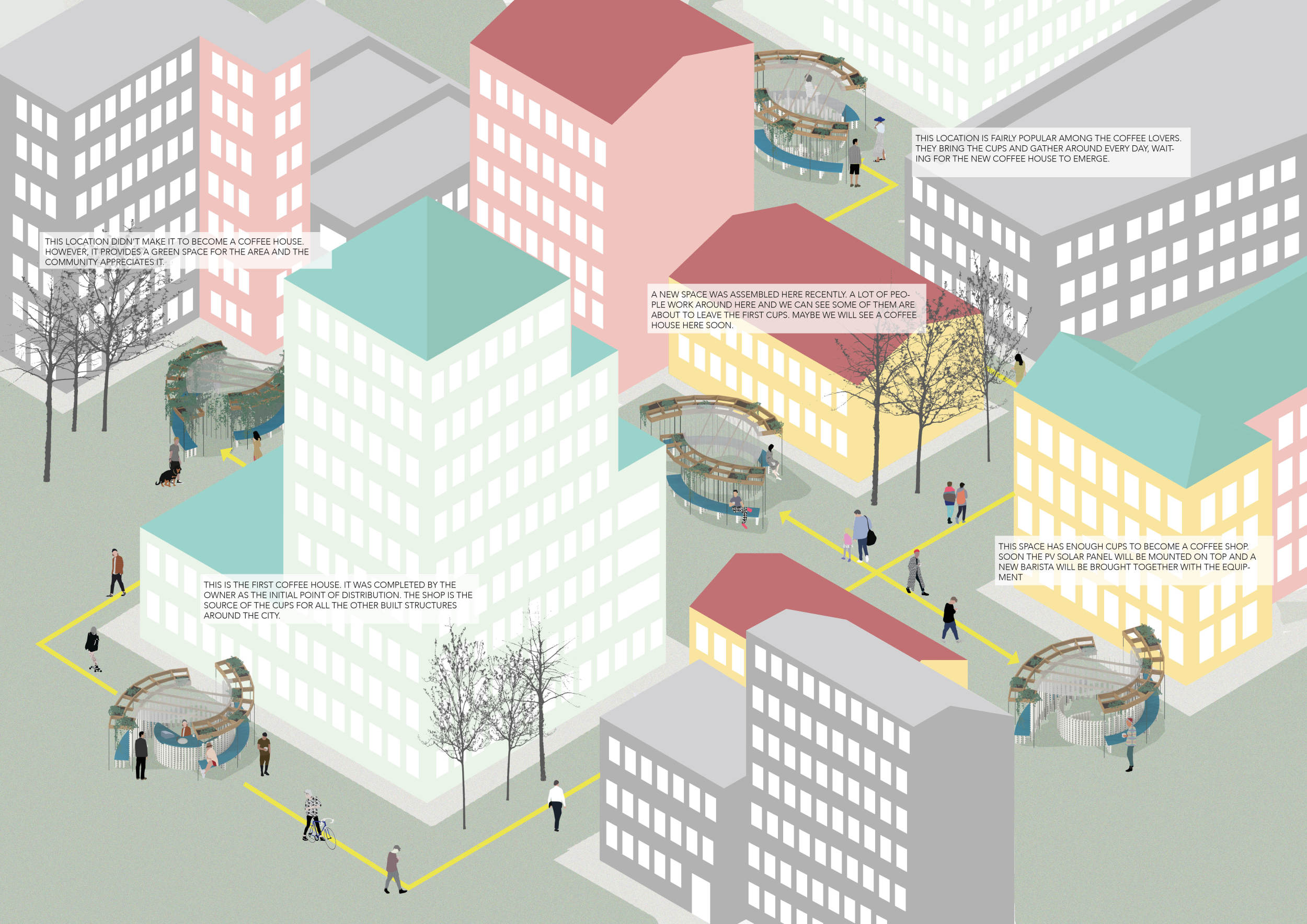 Architecture project // Biodegradable Clay Cups in a Flexible Gathering ...