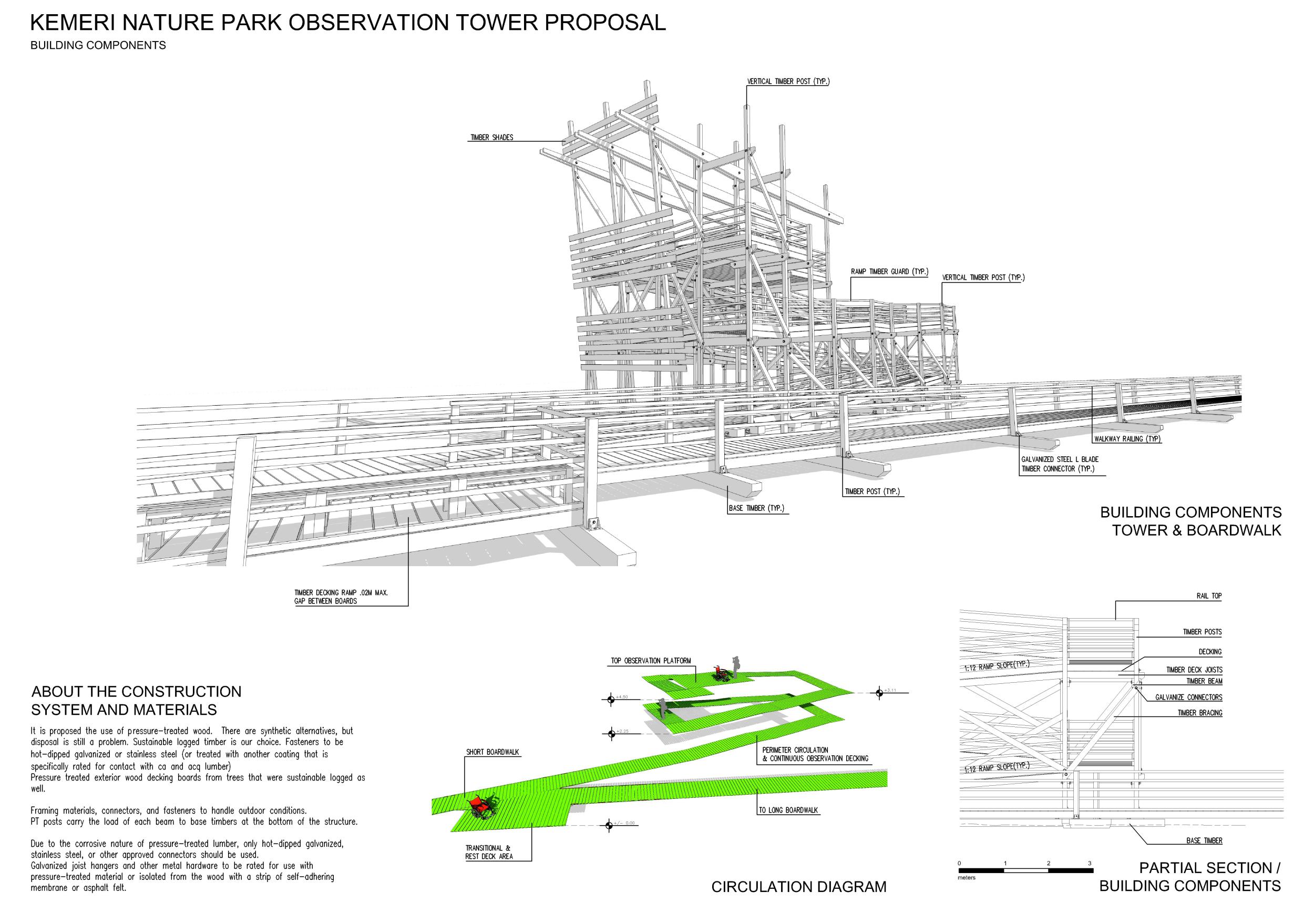 Architecture project // Timber Structure with Galvanized Steel Elements ...