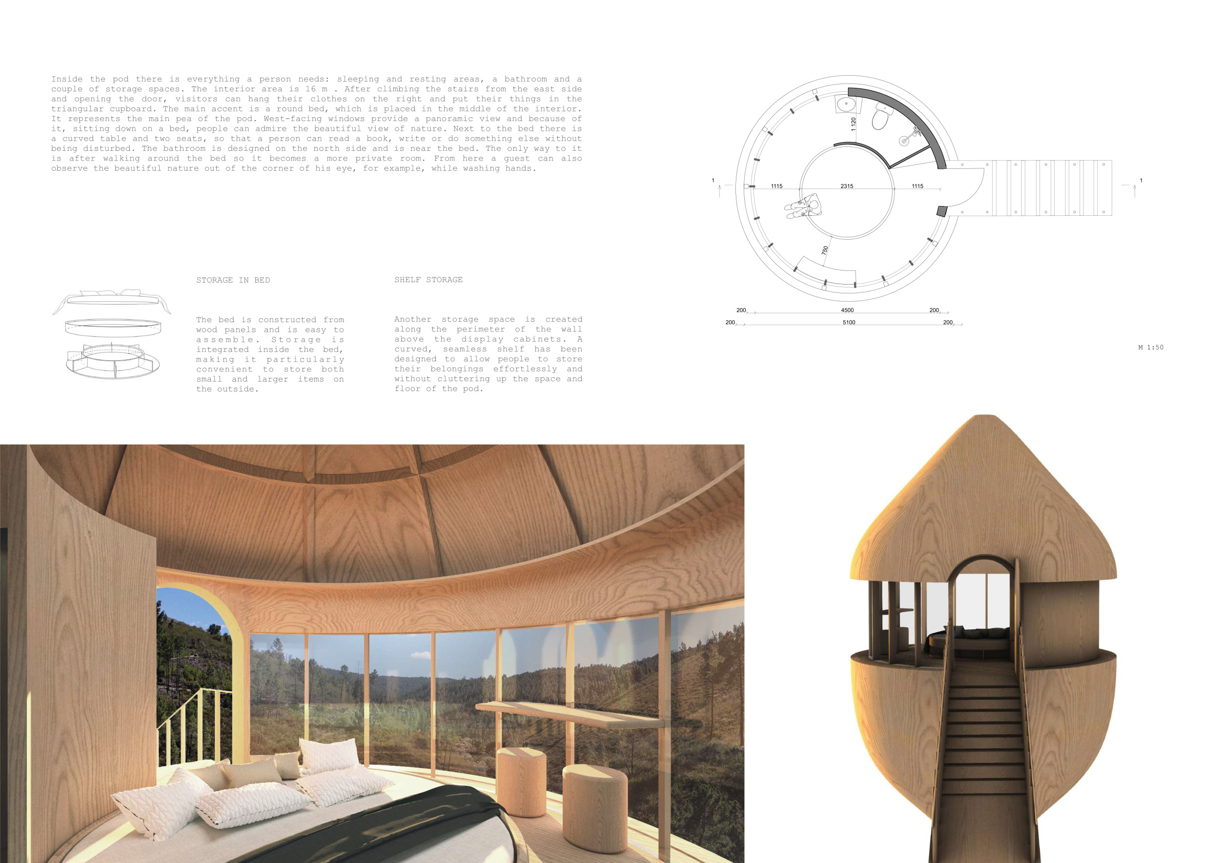 Architecture project // Round Pods with Polywood Panels Offering ...