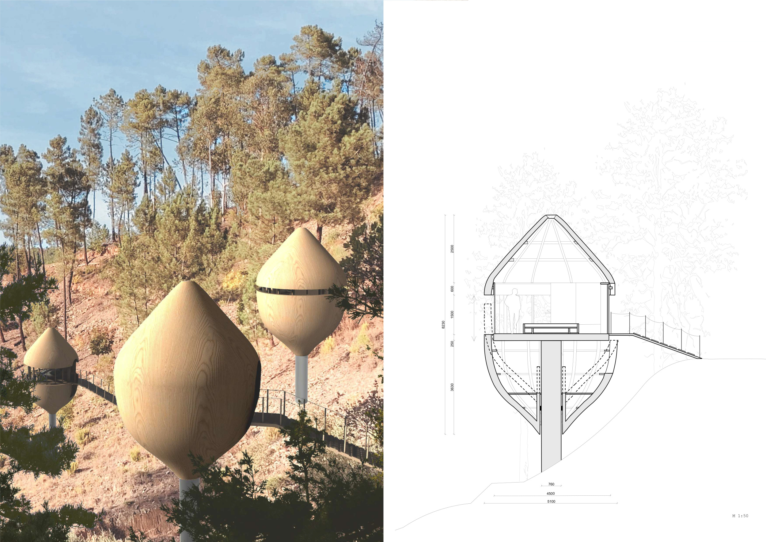 Architecture project // Round Pods with Polywood Panels Offering ...
