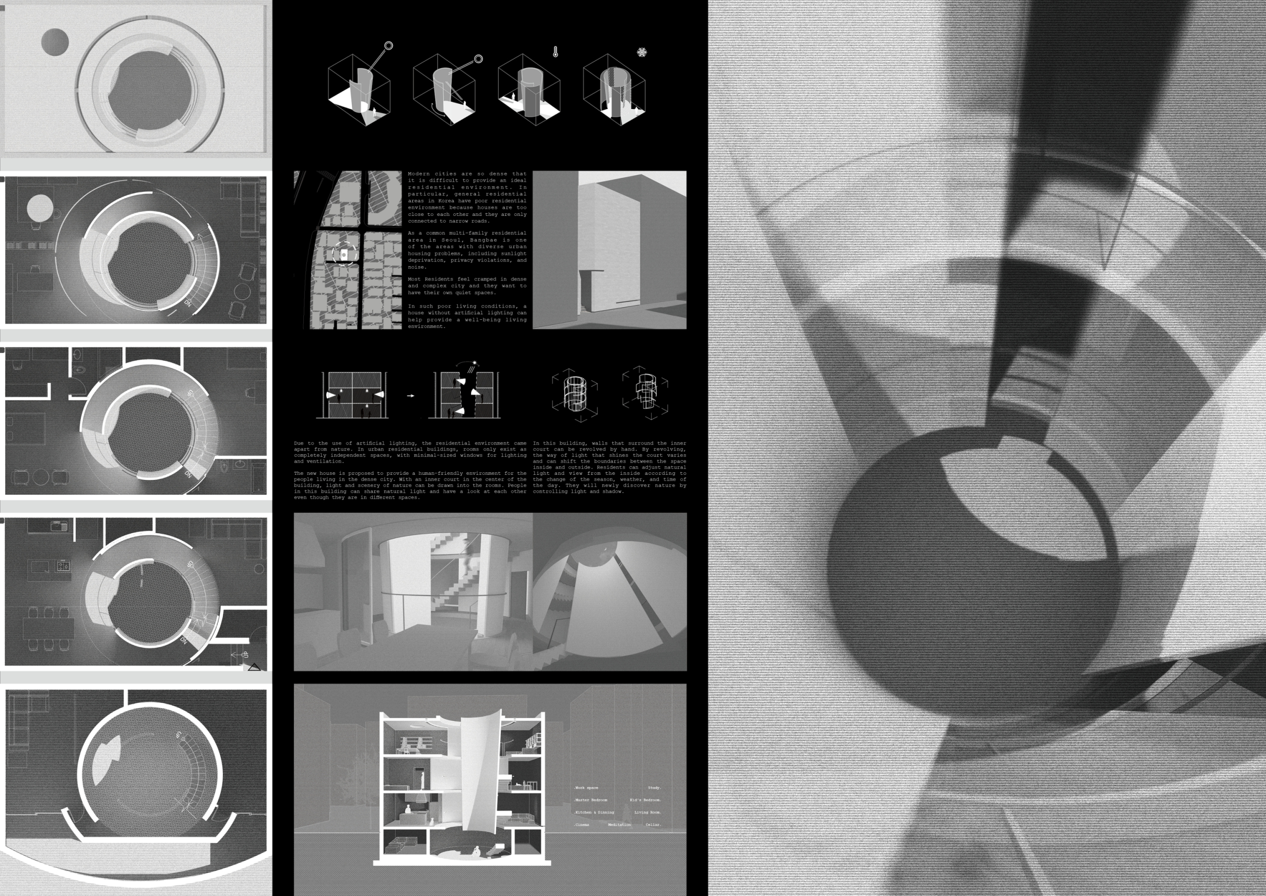 Architecture project // Flexible Walls Enhancing Natural Light in Urban ...