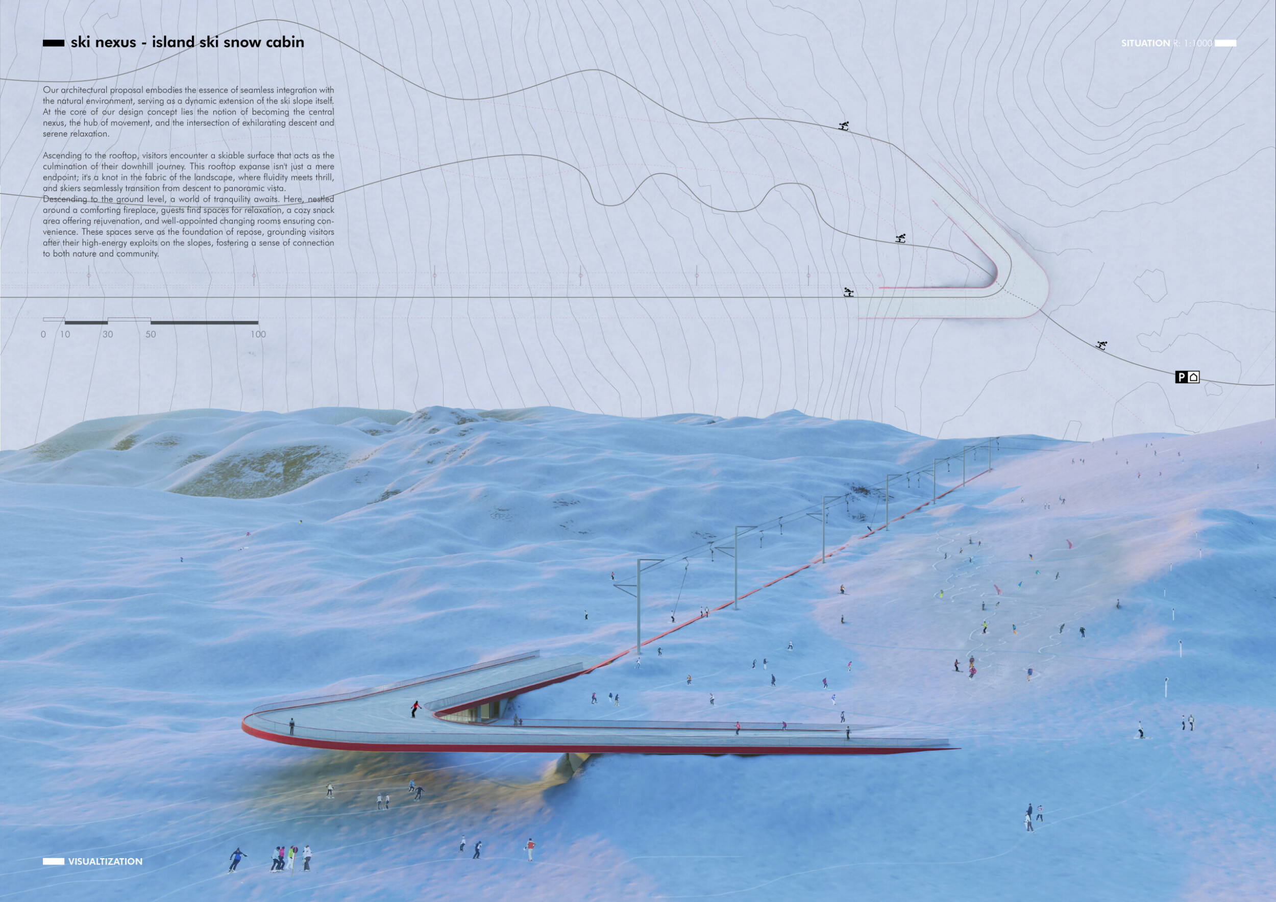 Architecture project // Folded Plate Structure with Reinforced Concrete ...