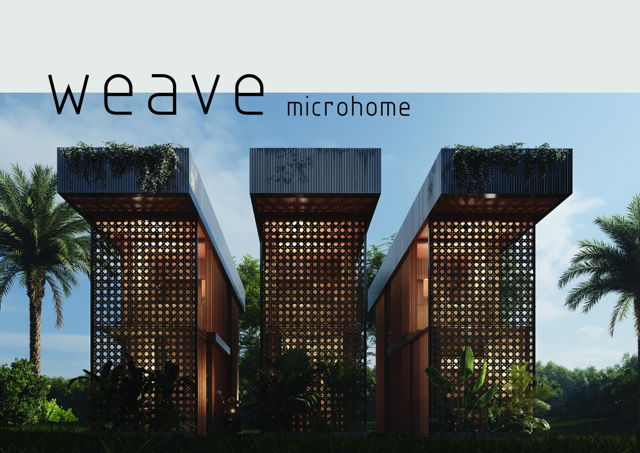Architecture project // Rattan Weaving and Green Roofs Combine in a ...