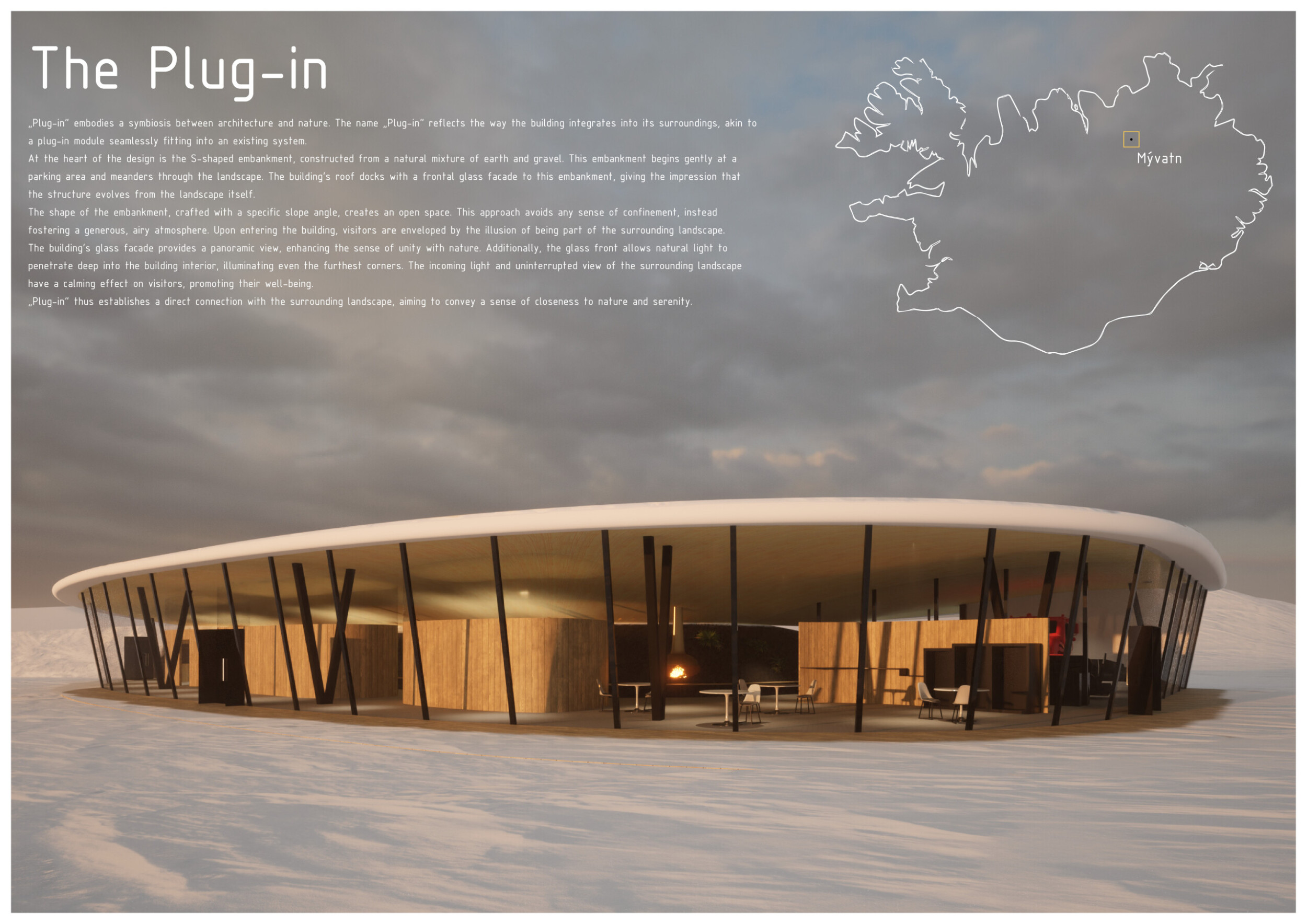Architecture project // S-Shaped Embankment Constructed with ...