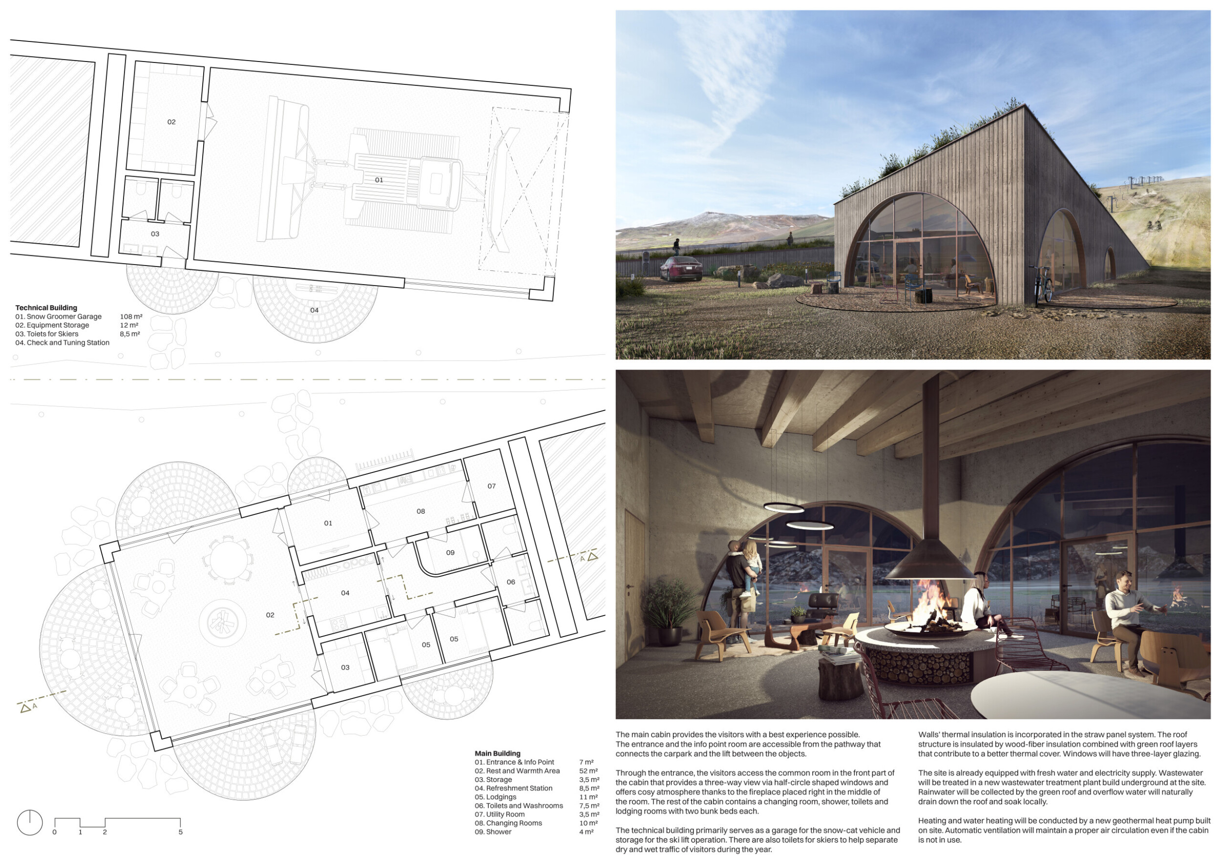 Architecture project // Cross-Laminated Timber Cabin Designed for ...