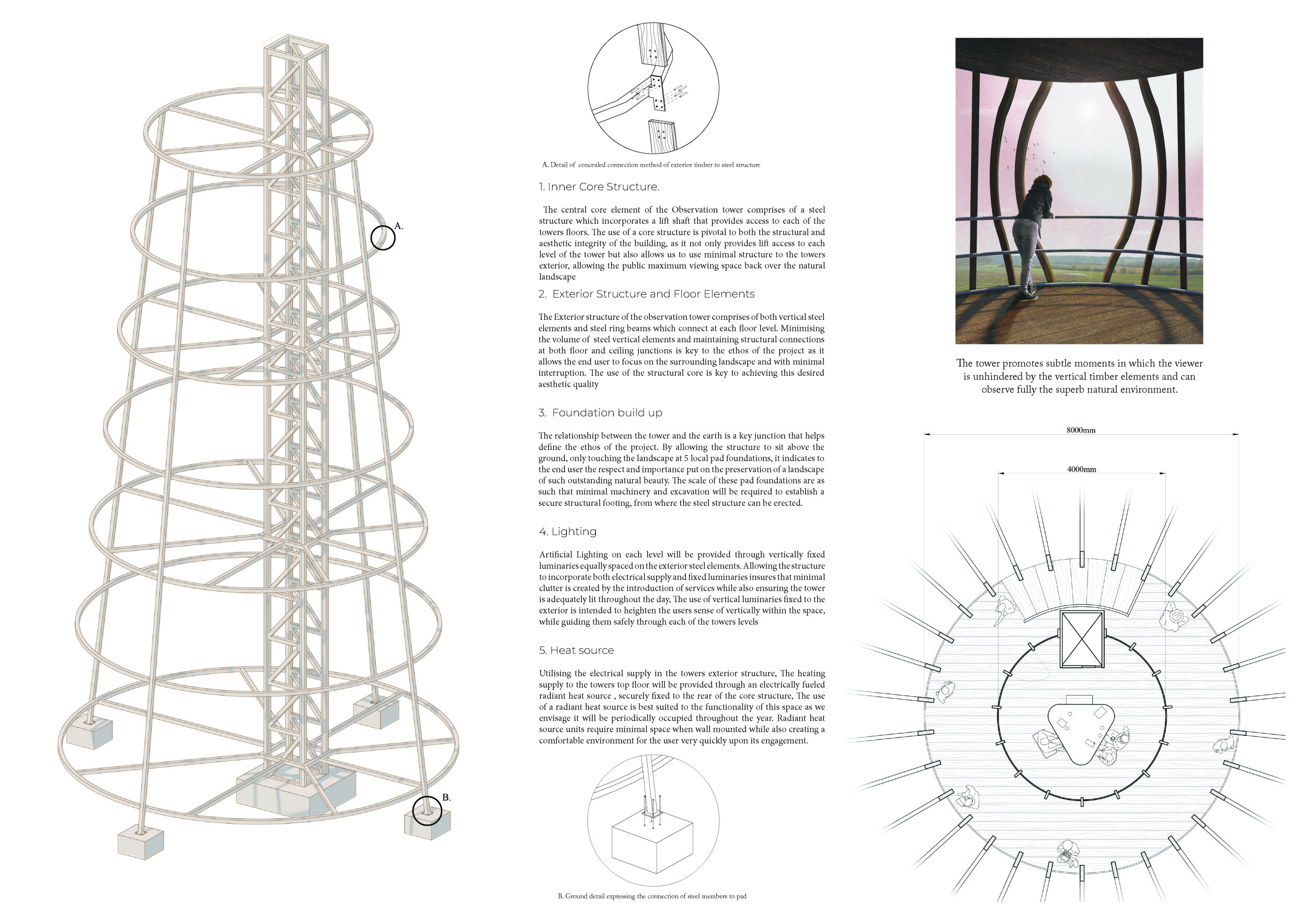 Architecture project // Timber Elements Elevated Above Pad Foundations ...