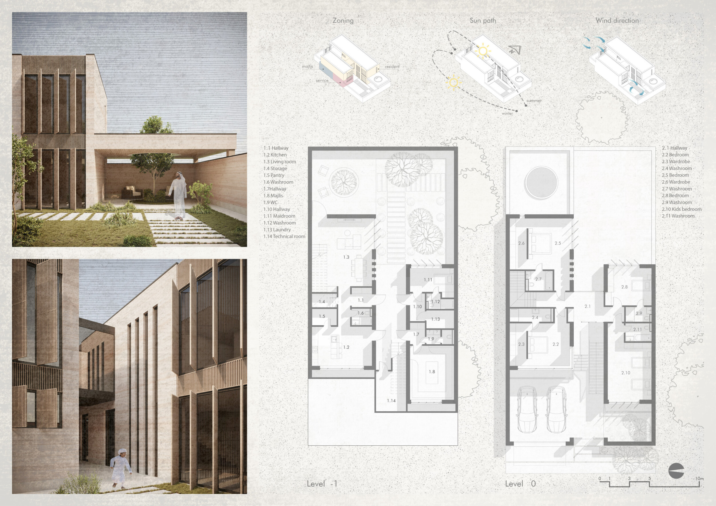 Architecture project // Rammed Earth Construction Featuring Natural ...