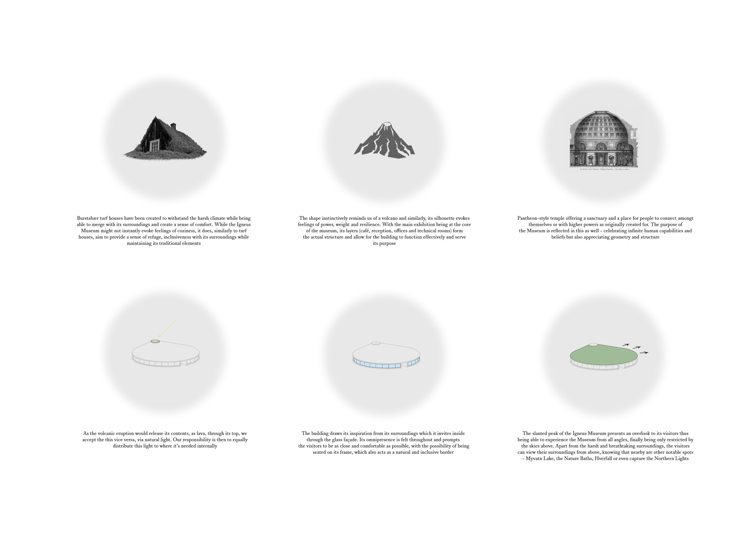 Architecture project // Volcanic Inspired Overlook with Natural Light ...
