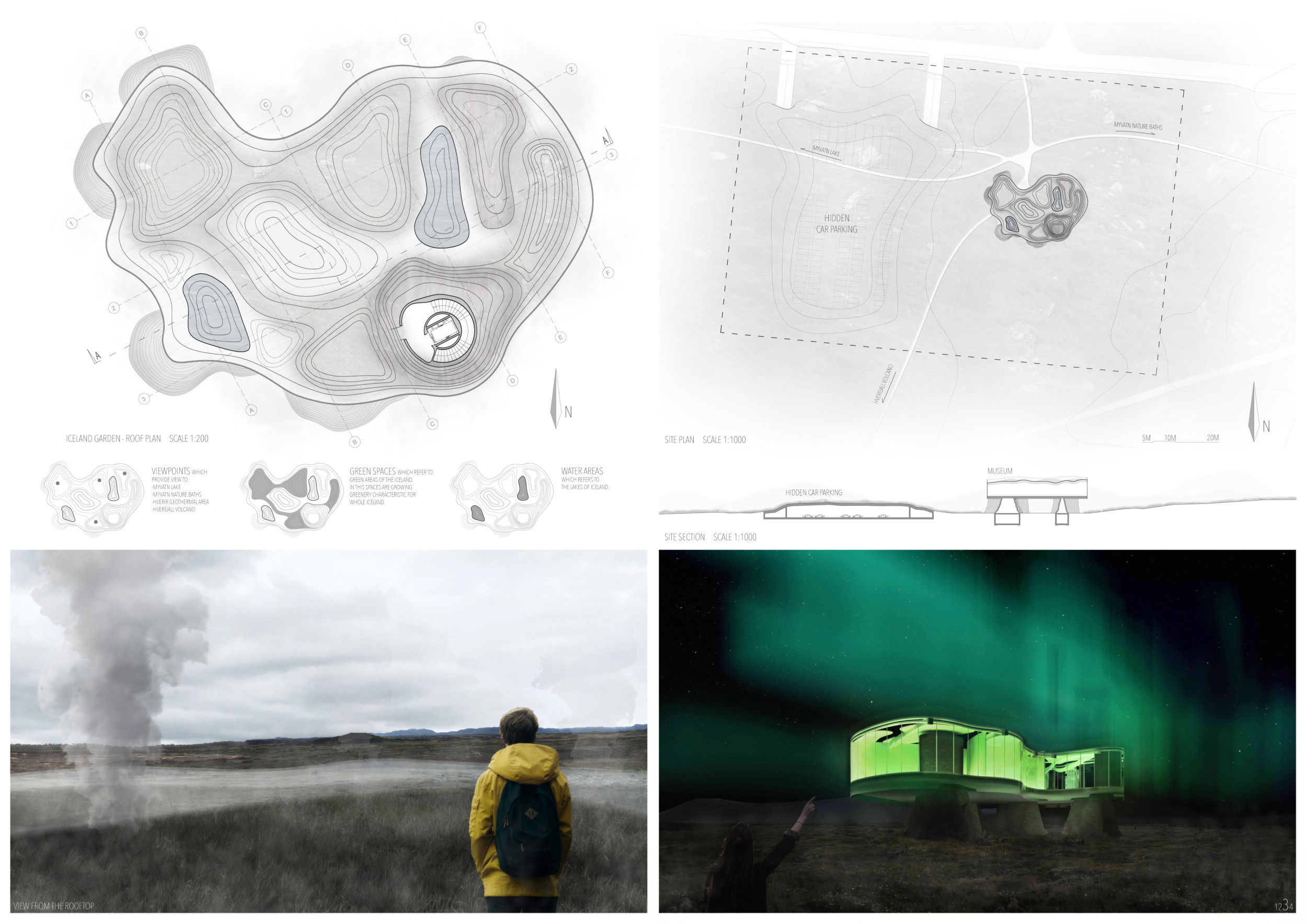 Architecture project // Experiencing Northern Lights Through a Half ...
