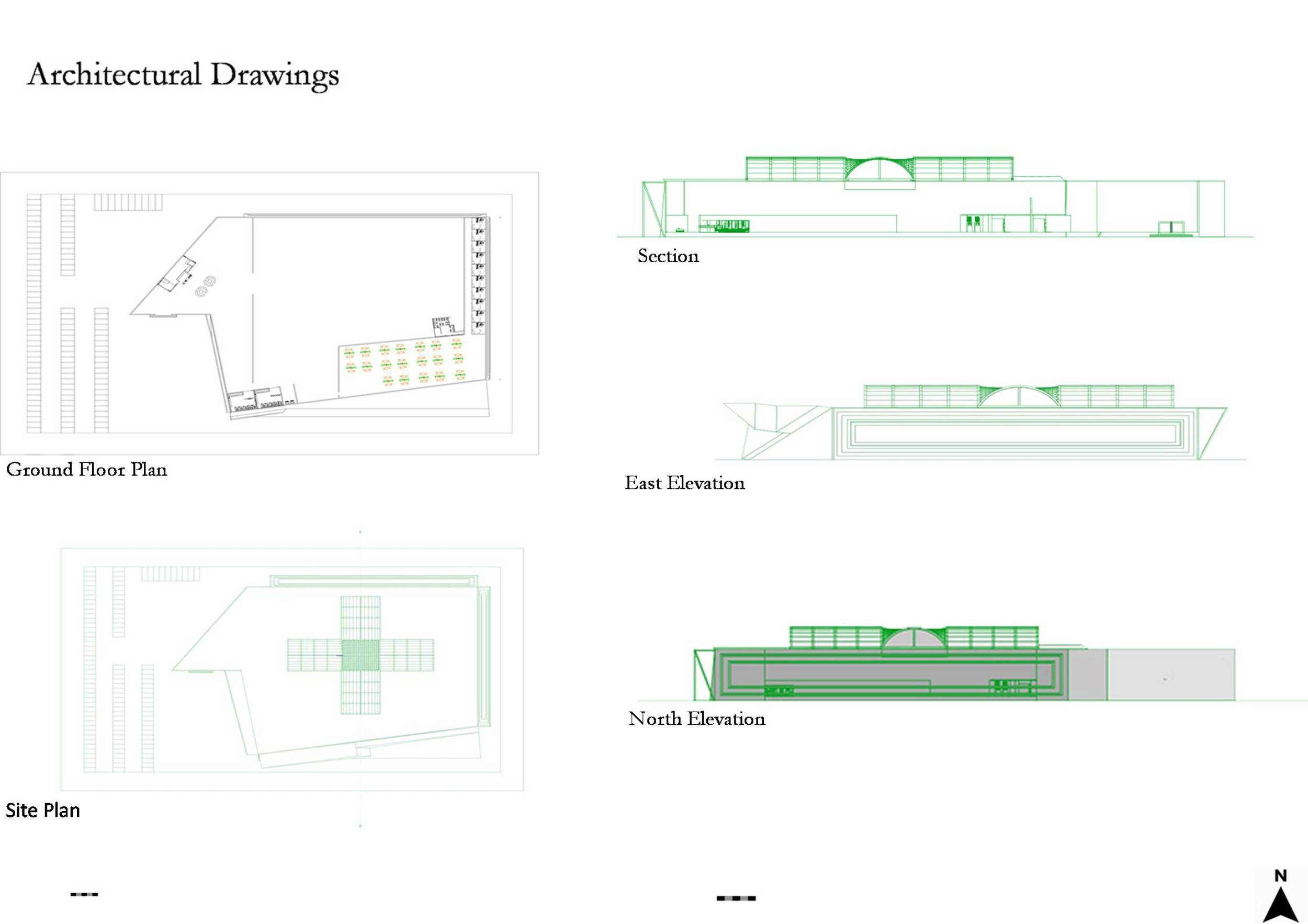 Architecture project // Viewing Halls Framed in Glass with Concrete ...