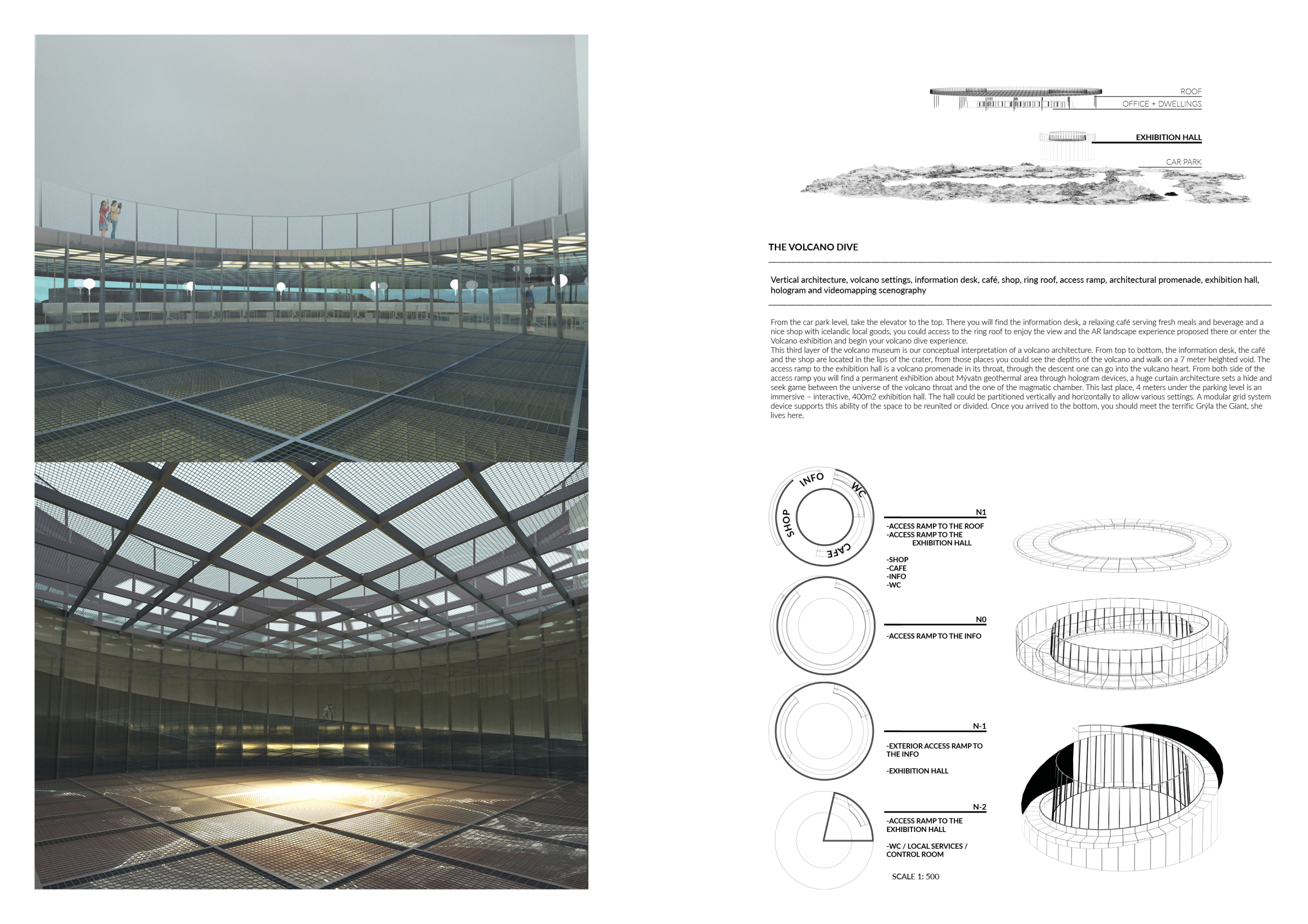 Architecture project // Exploring Folklore Through a Giant Roof Ring in ...