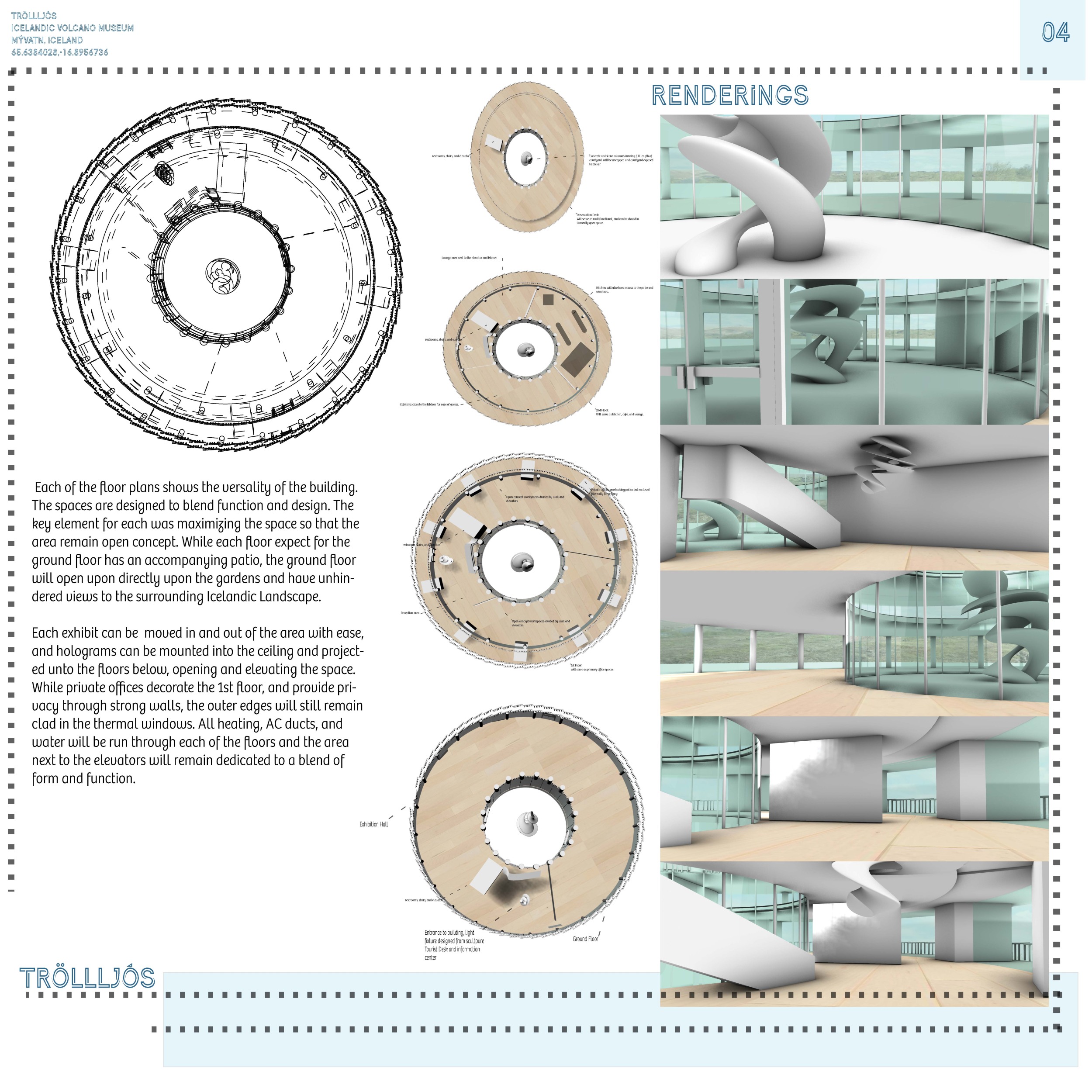 Architecture project // Cultural Space in Stone and Light Inspired by ...