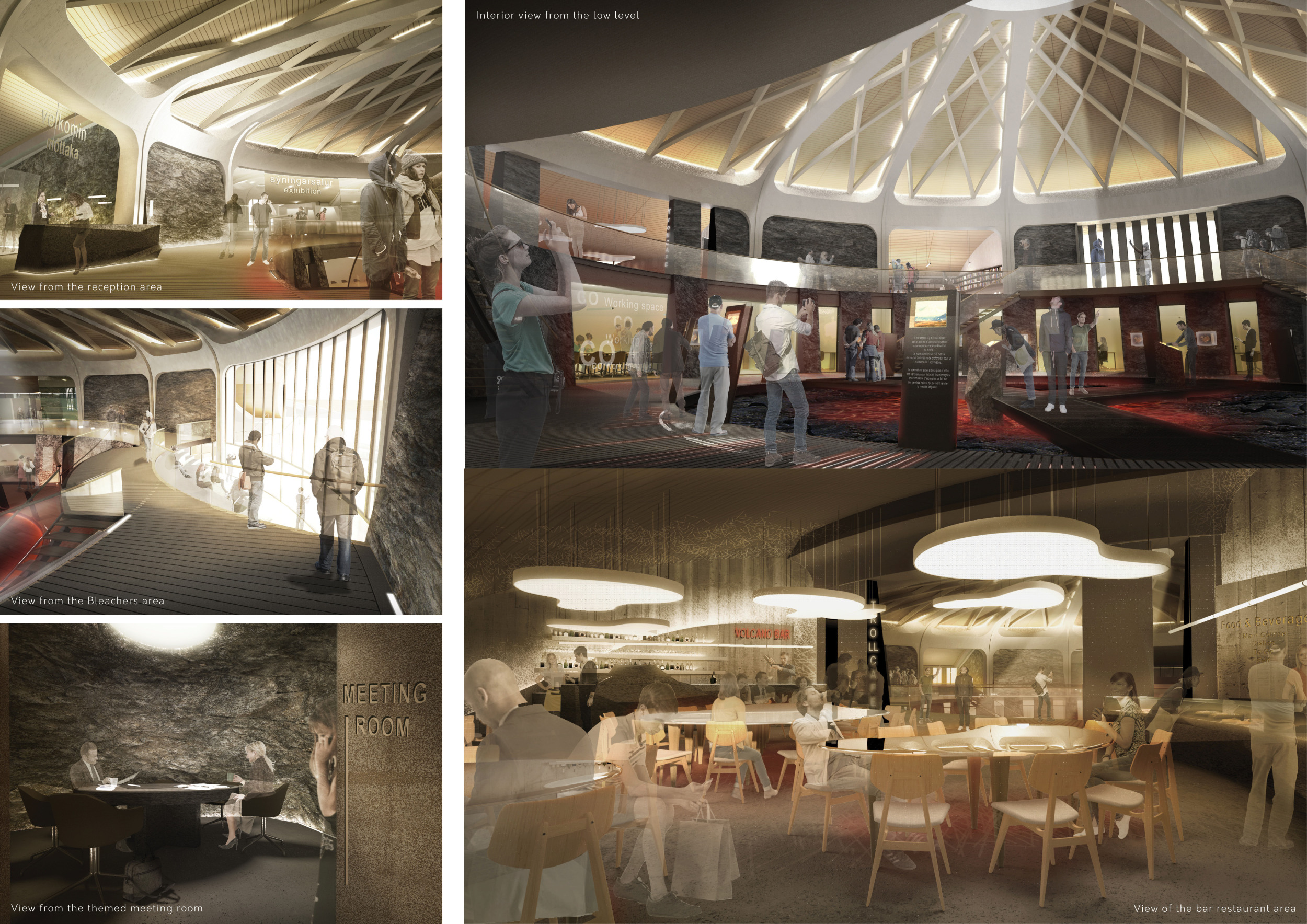 Architecture project // Luminous Tip and Concentric Layout in a ...