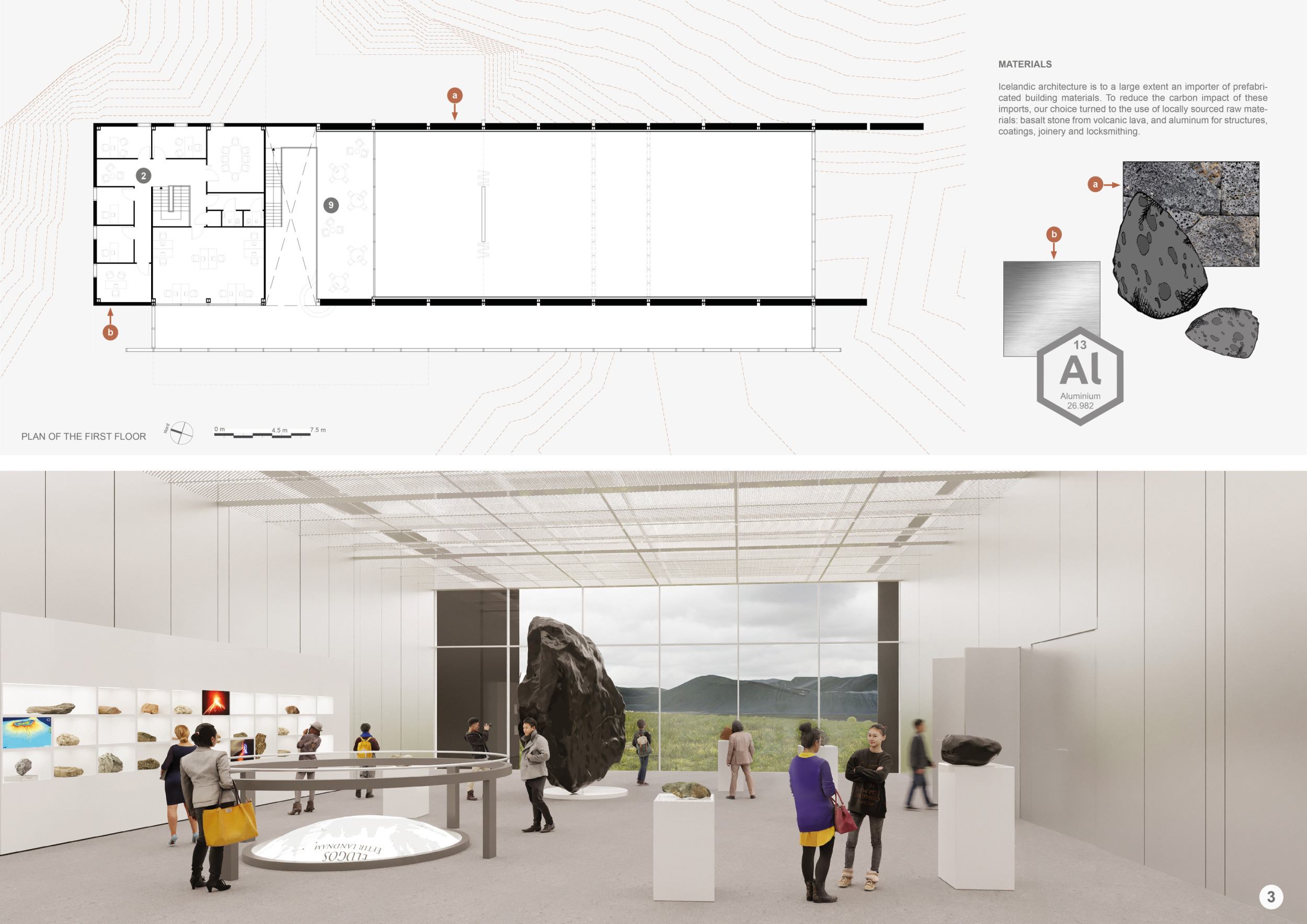 Architecture project // Volcanic Basalt Structure That Harmonizes with ...