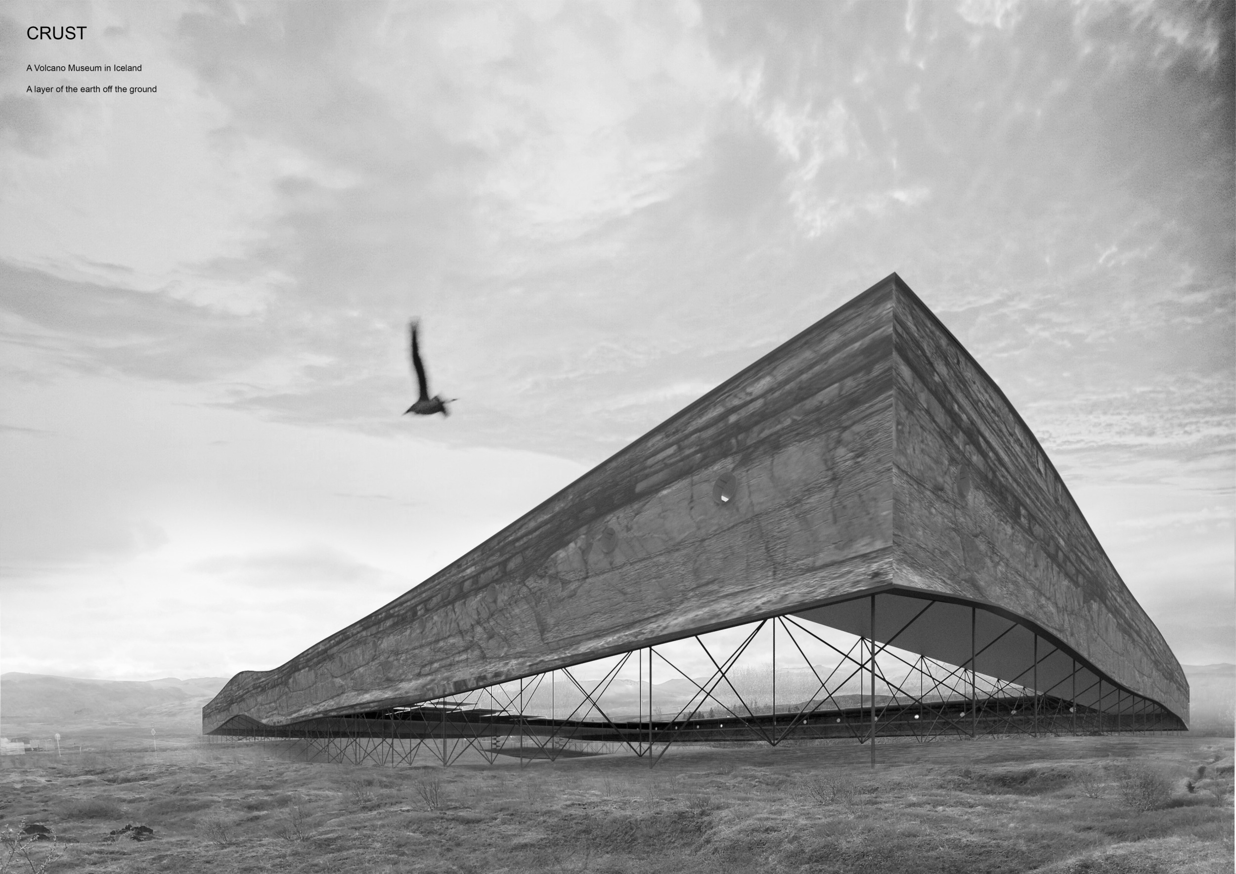 Architecture project // Elevated Museum Featuring Core Samples and ...