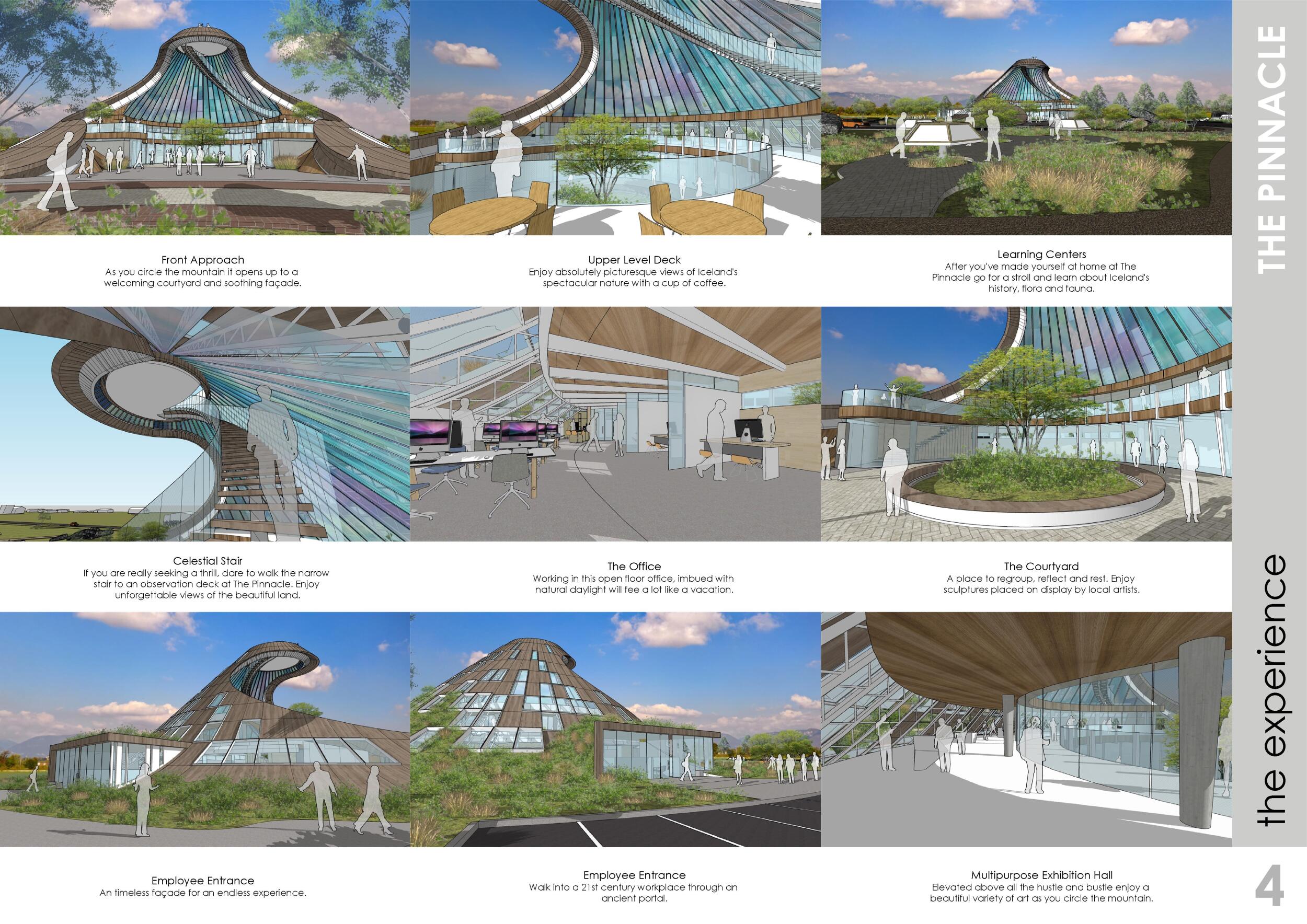 Architecture project // Celestial Observation Deck Within Learning ...