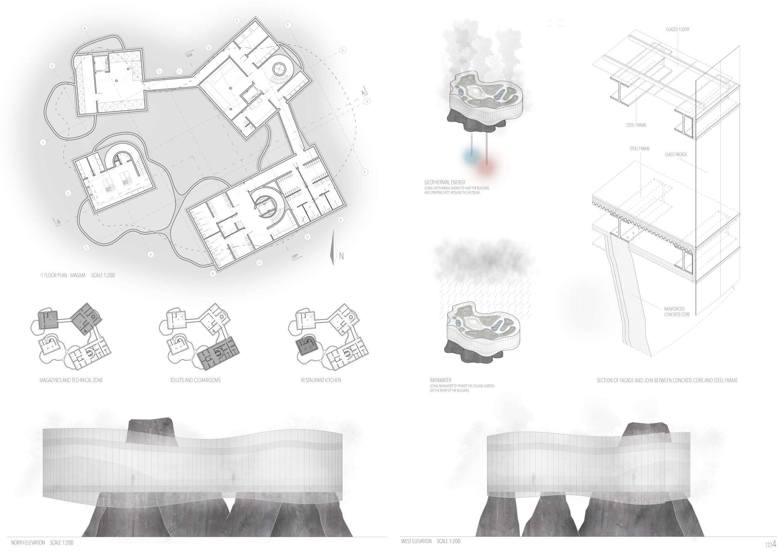 Architecture project // Experiencing Northern Lights Through a Half ...