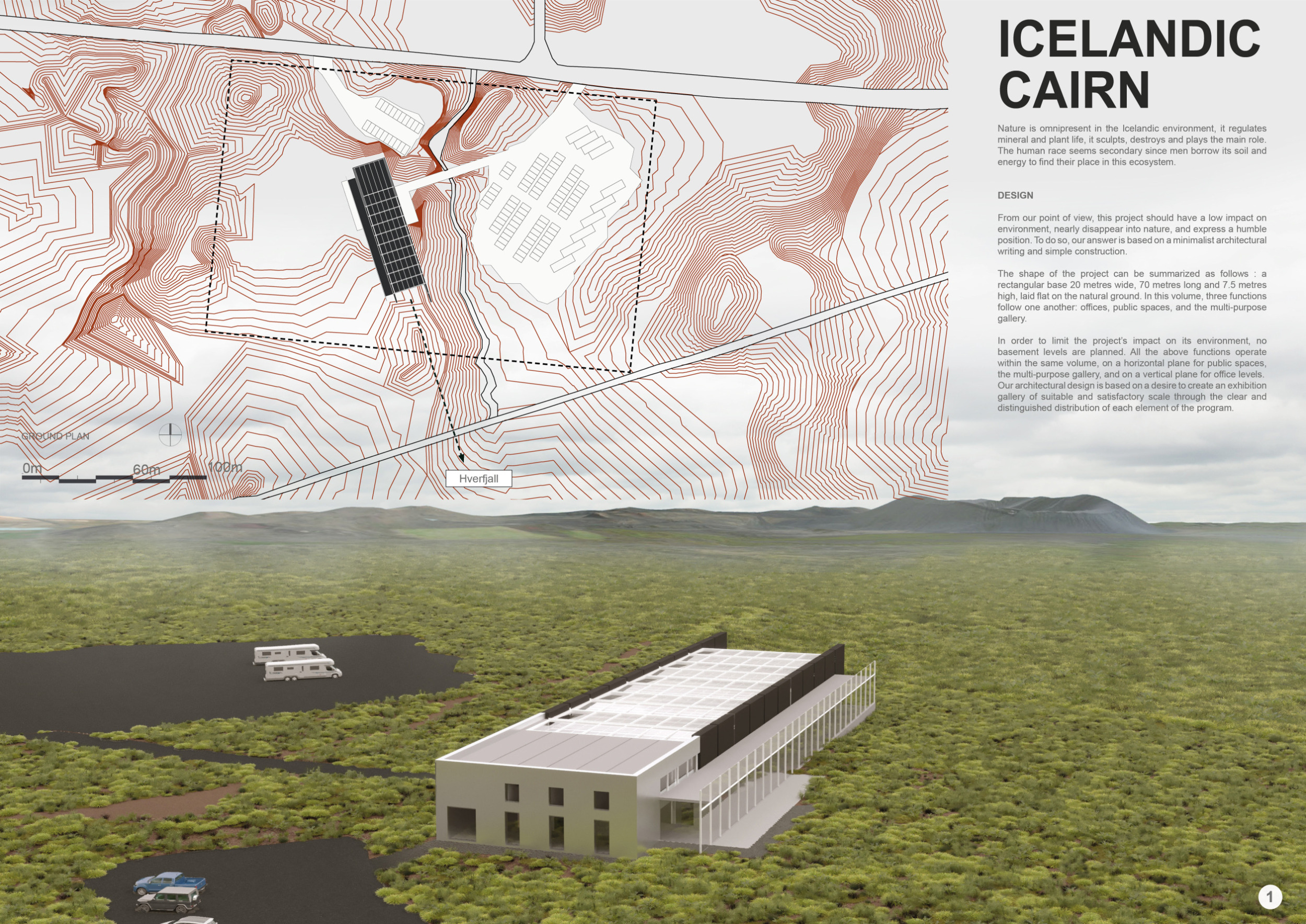 Architecture project // Volcanic Basalt Structure That Harmonizes with Natural Landscapes