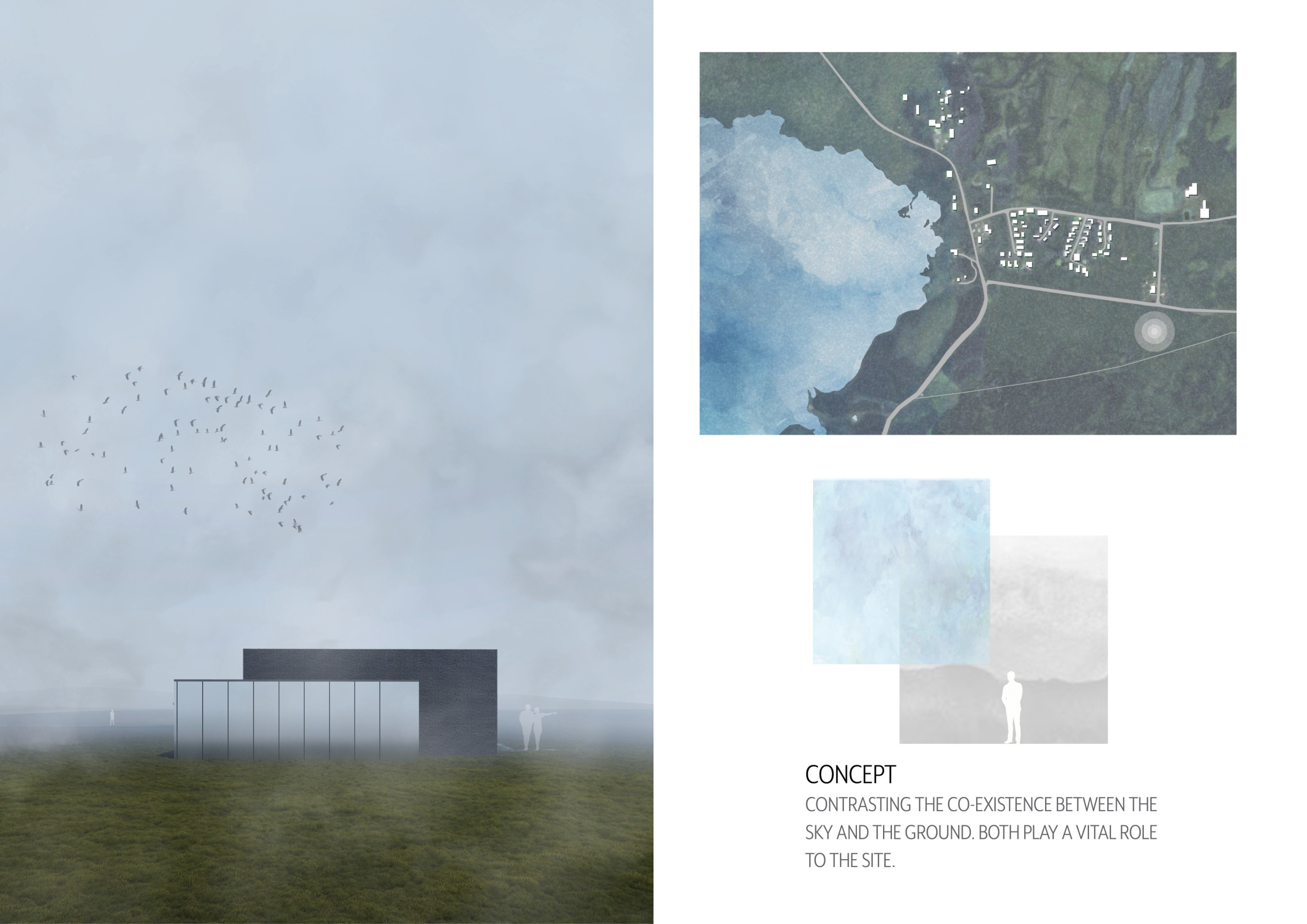 Architecture project // Framing Migration Through Void Spaces in a ...