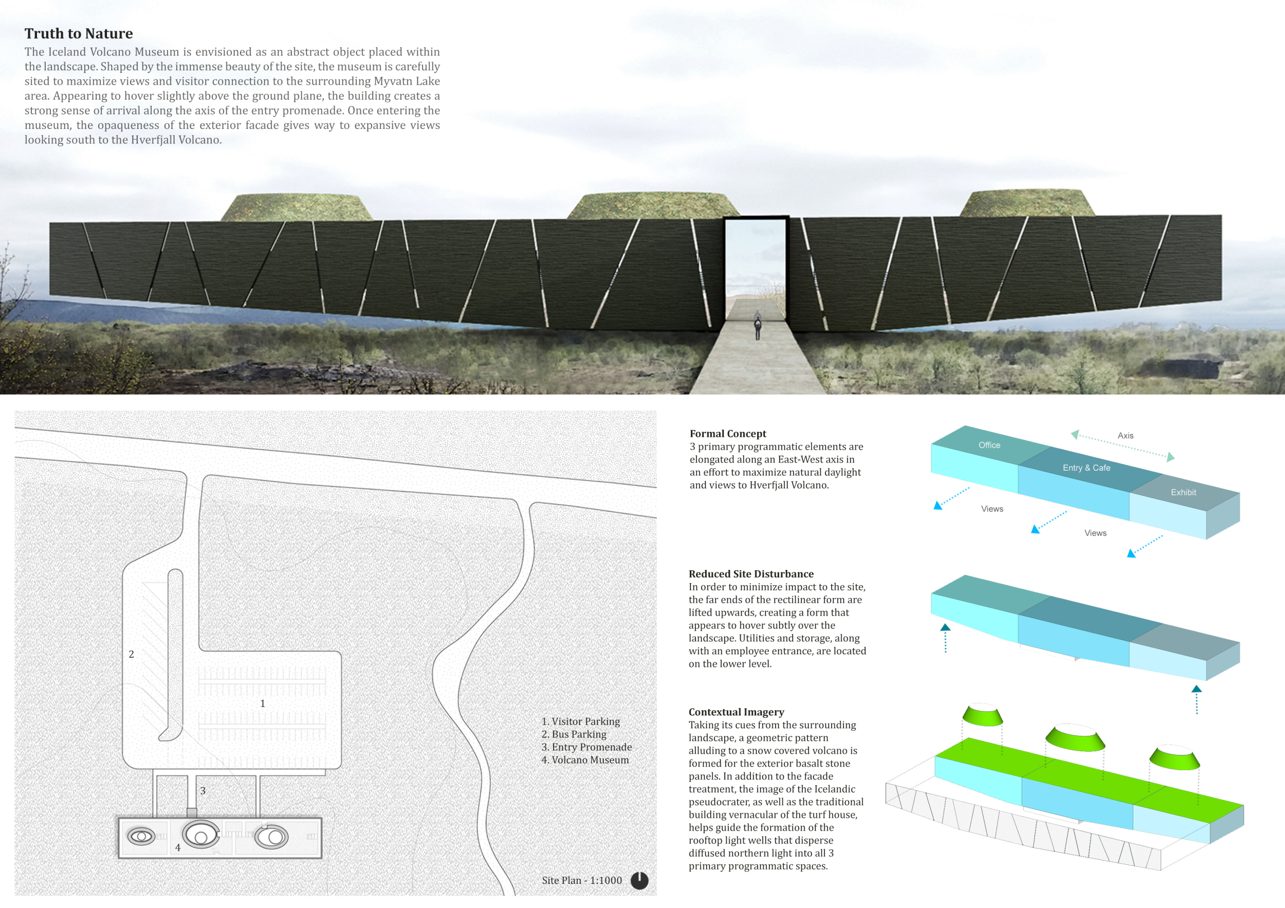 Architecture project // Basalt Cladding and Geometric Patterns in a ...