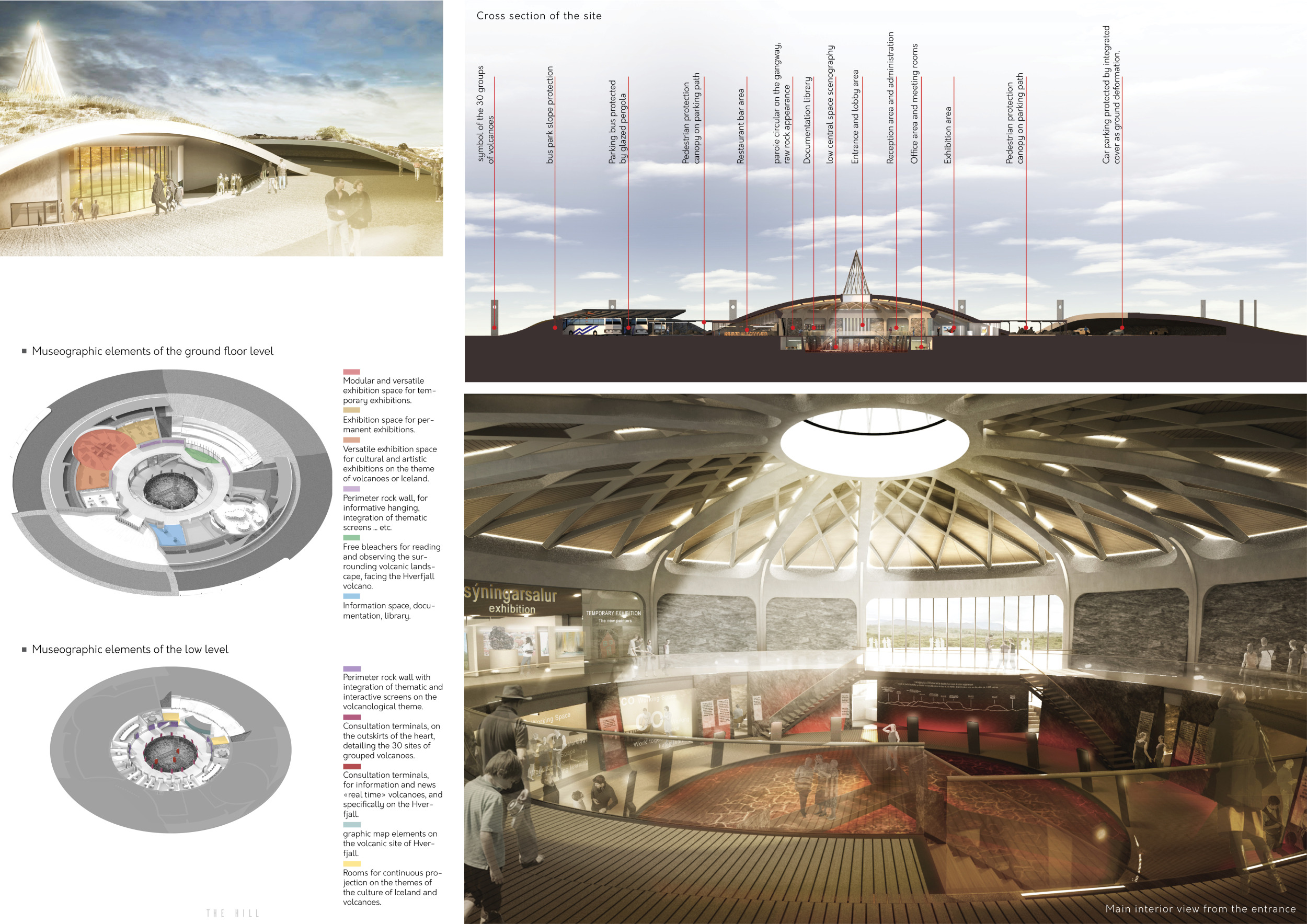 Architecture project // Luminous Tip and Concentric Layout in a ...