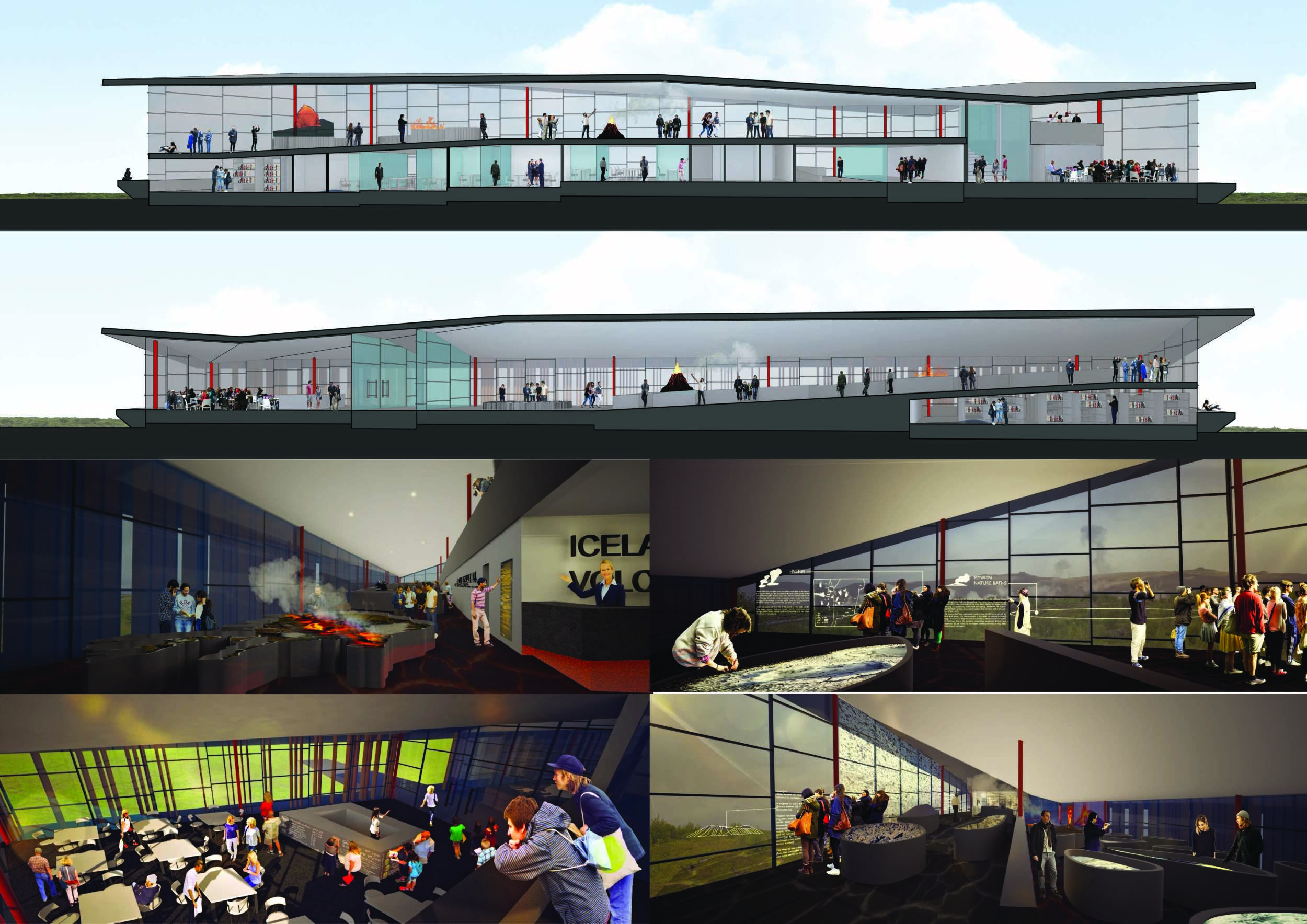 Architecture project // Louvre-Focused Design Integrating Natural ...